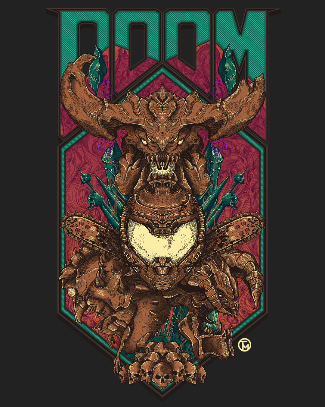 ArtStation - Doom Eternal Illustration