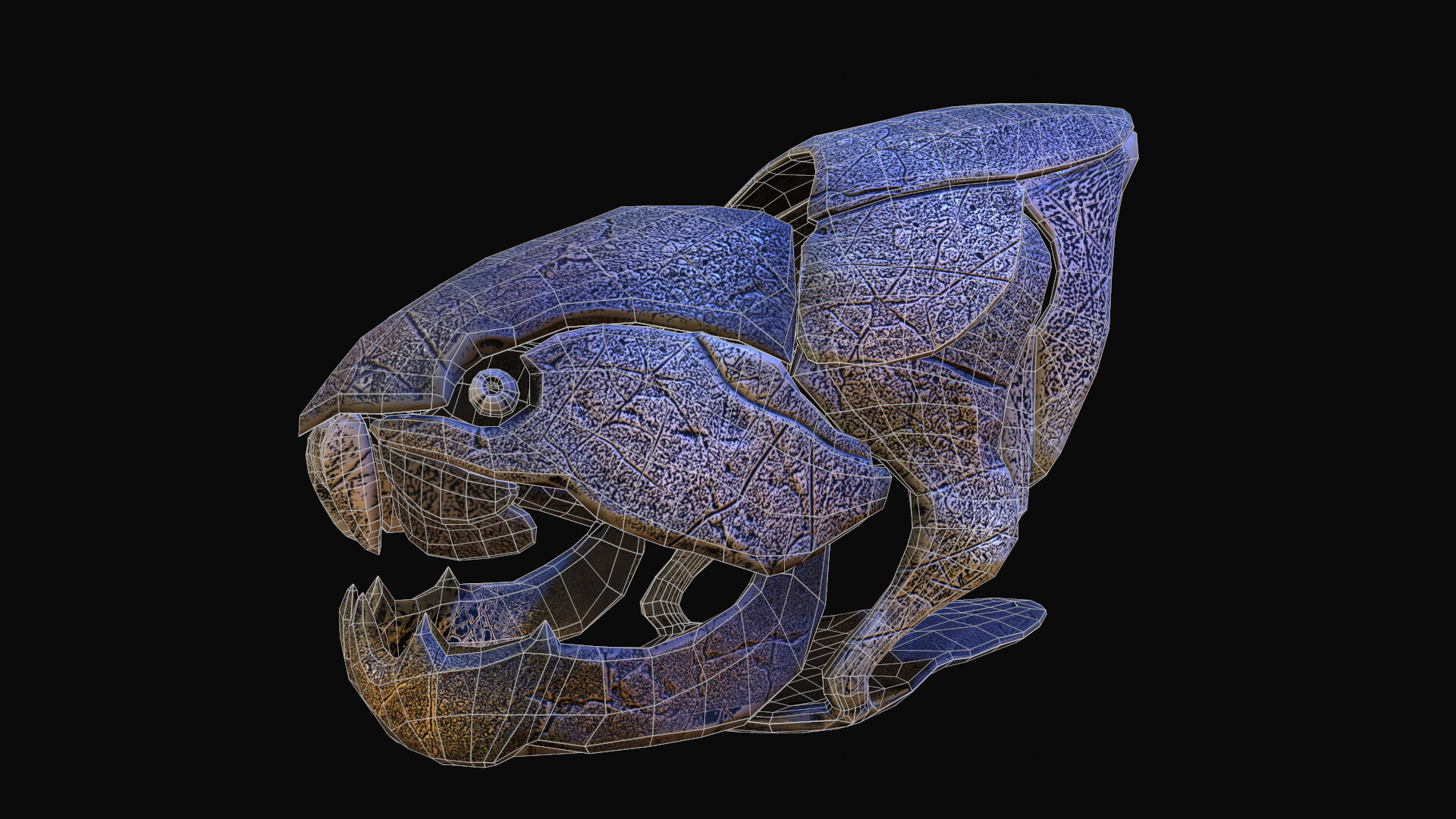 dunkleosteus skull 3d