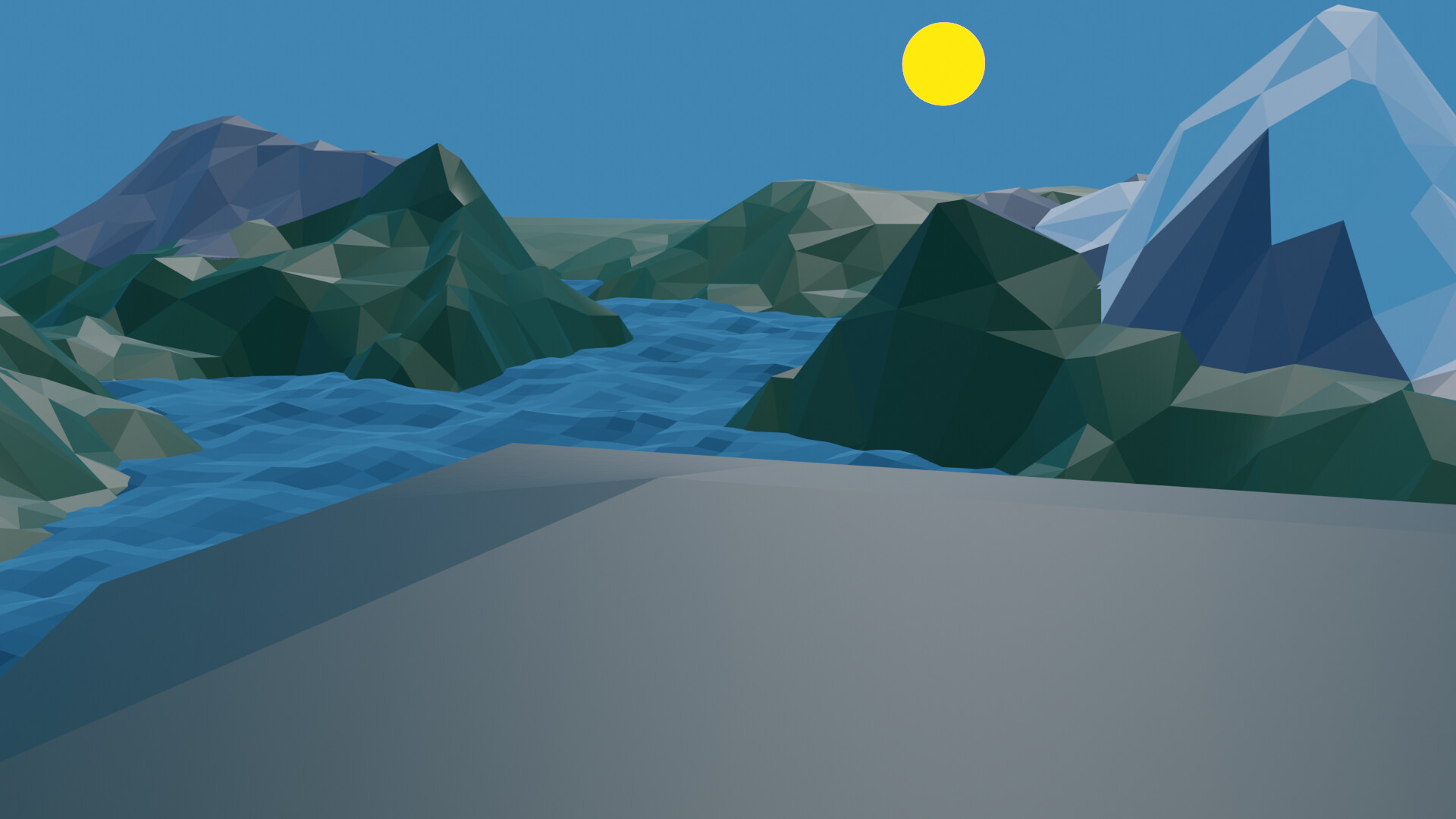 ArtStation - low poly environment