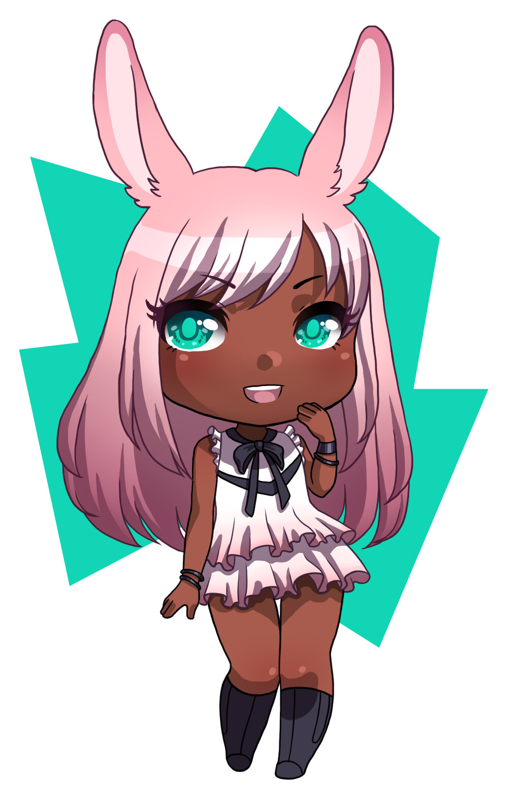 ArtStation - pink BunBun