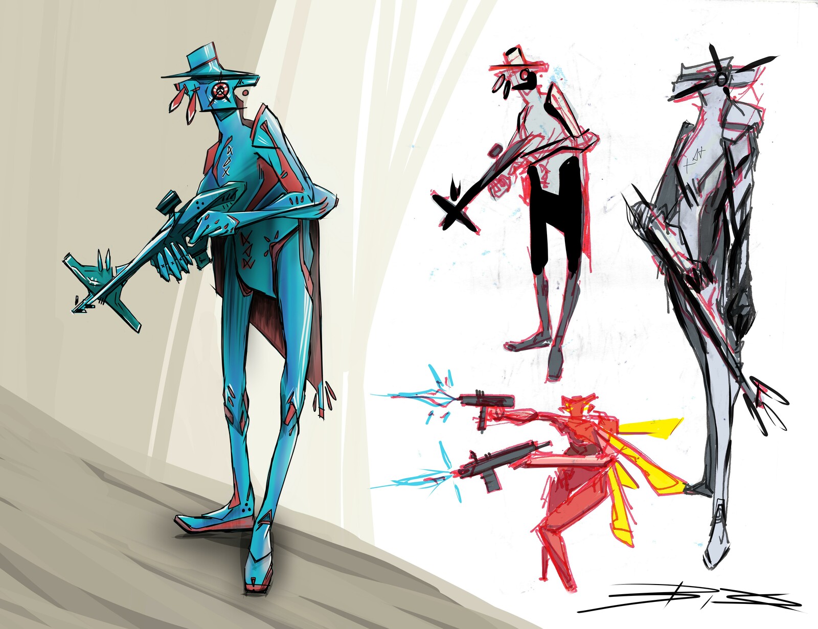 Alexander Binder - SCOUT character design