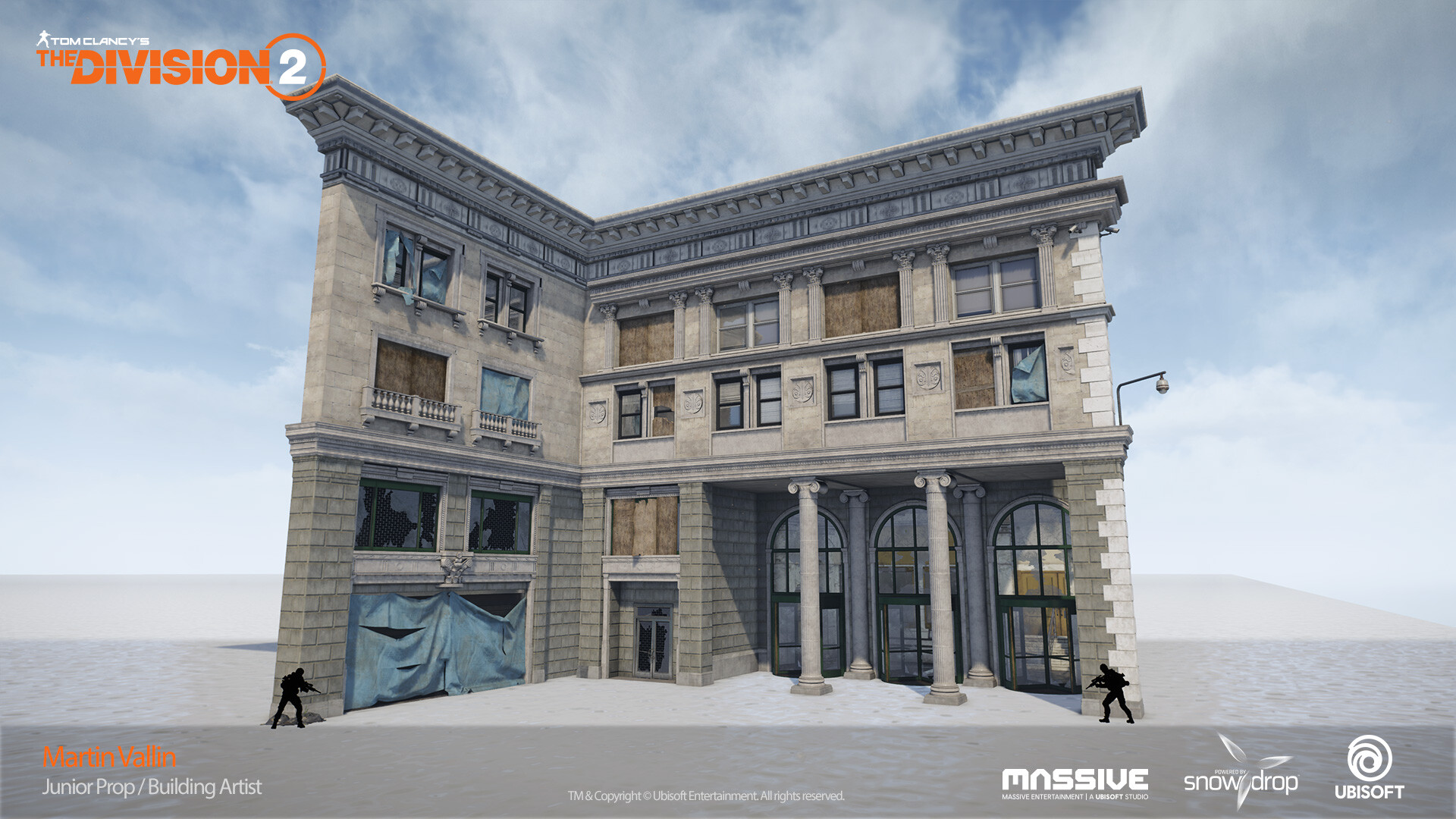 Martin Vallin - The Division 2 - Main Game - Neoclassical buildings