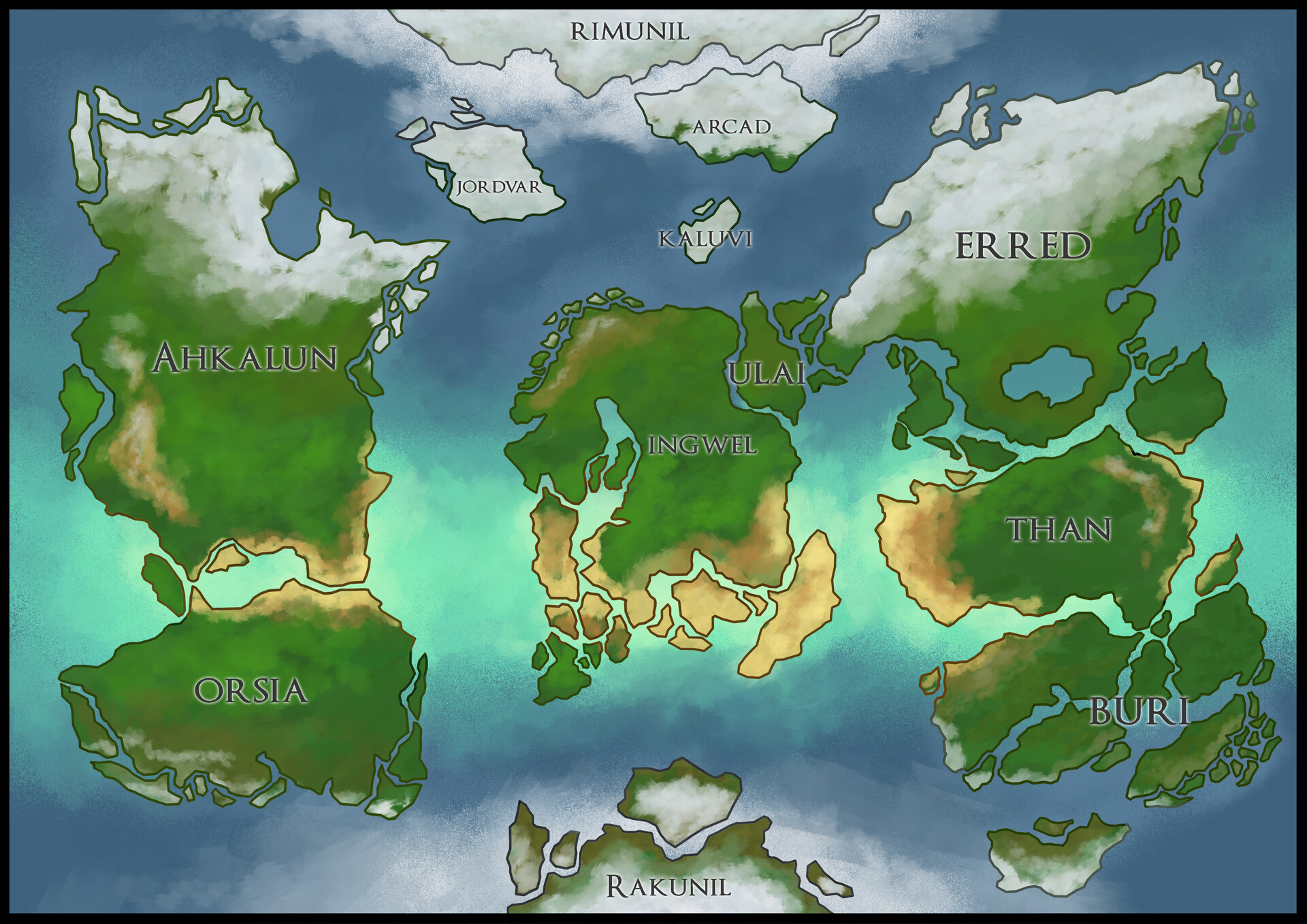 ArtStation - Summer & Winter Maps for Tunkalu