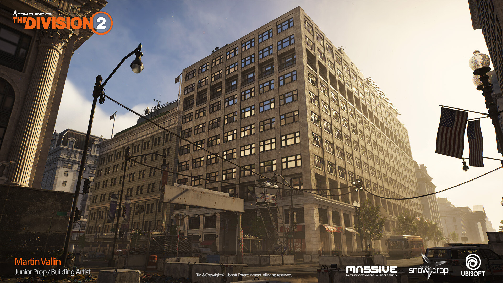 Martin Vallin - The Division 2 - Main Game - Neoclassical buildings