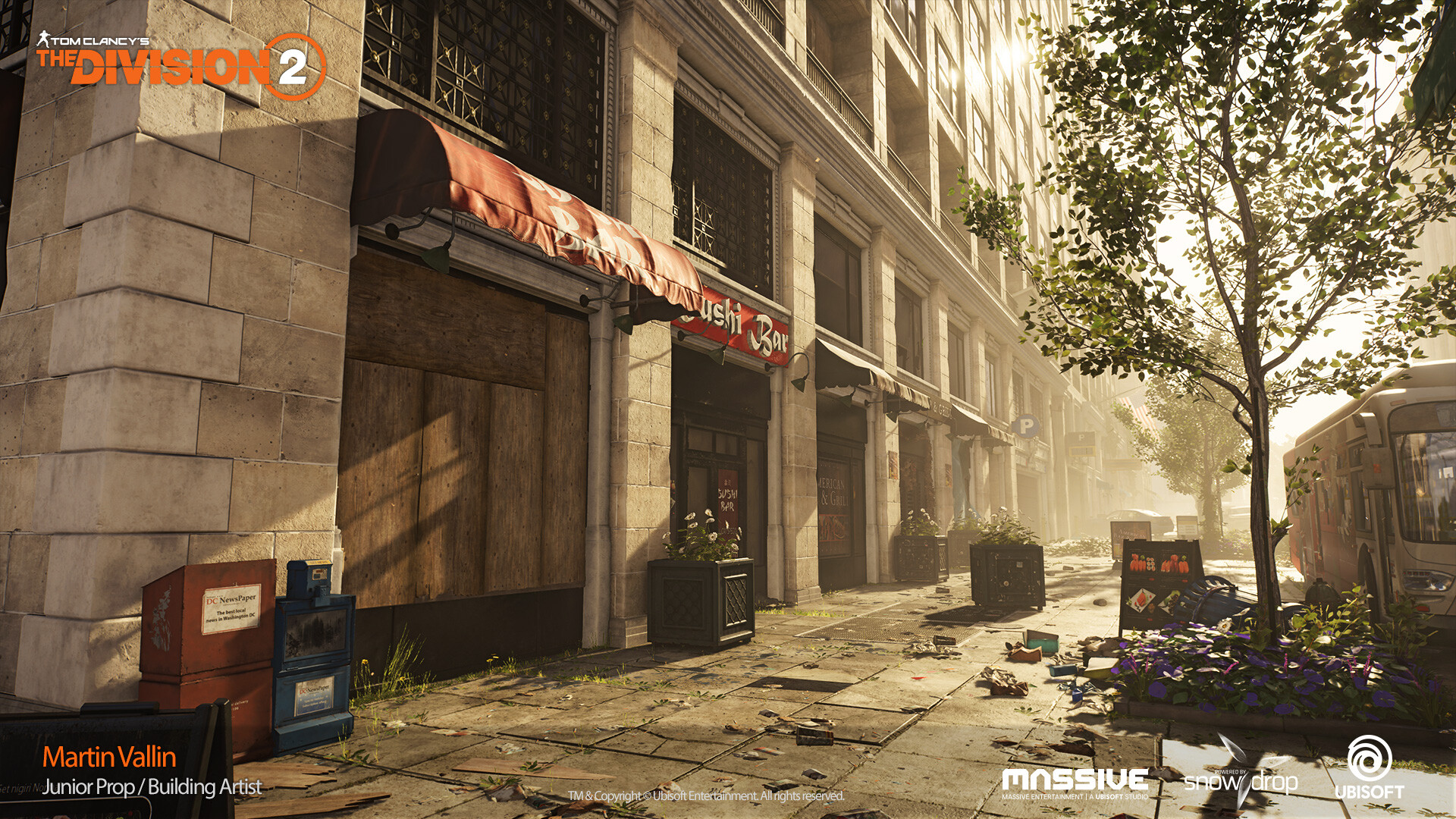 Martin Vallin - The Division 2 - Main Game - Neoclassical buildings