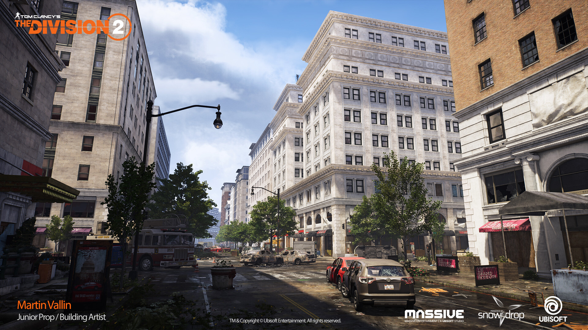 Martin Vallin - The Division 2 - Main Game - Neoclassical buildings