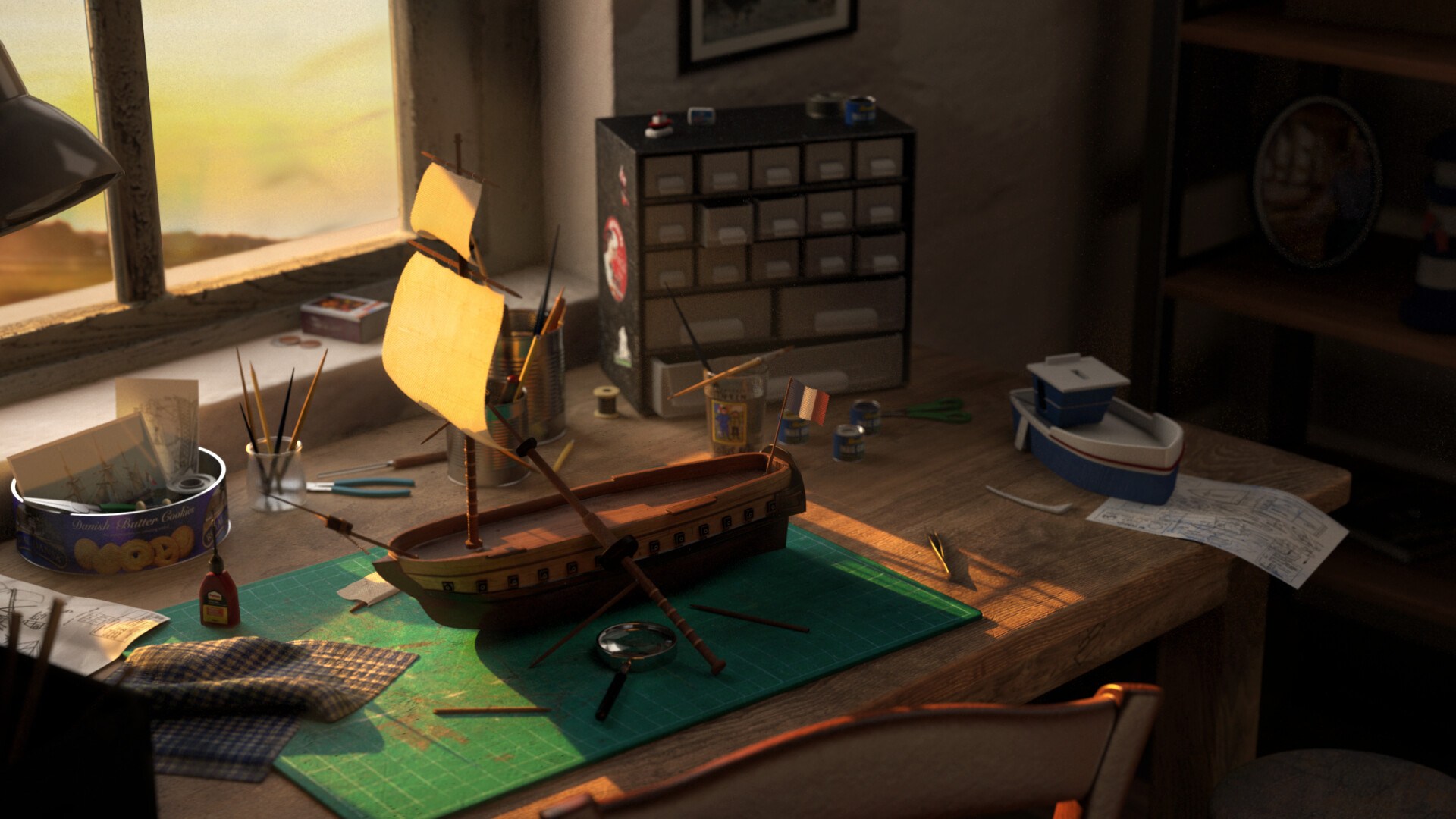 ArtStation - A model maker's workshop