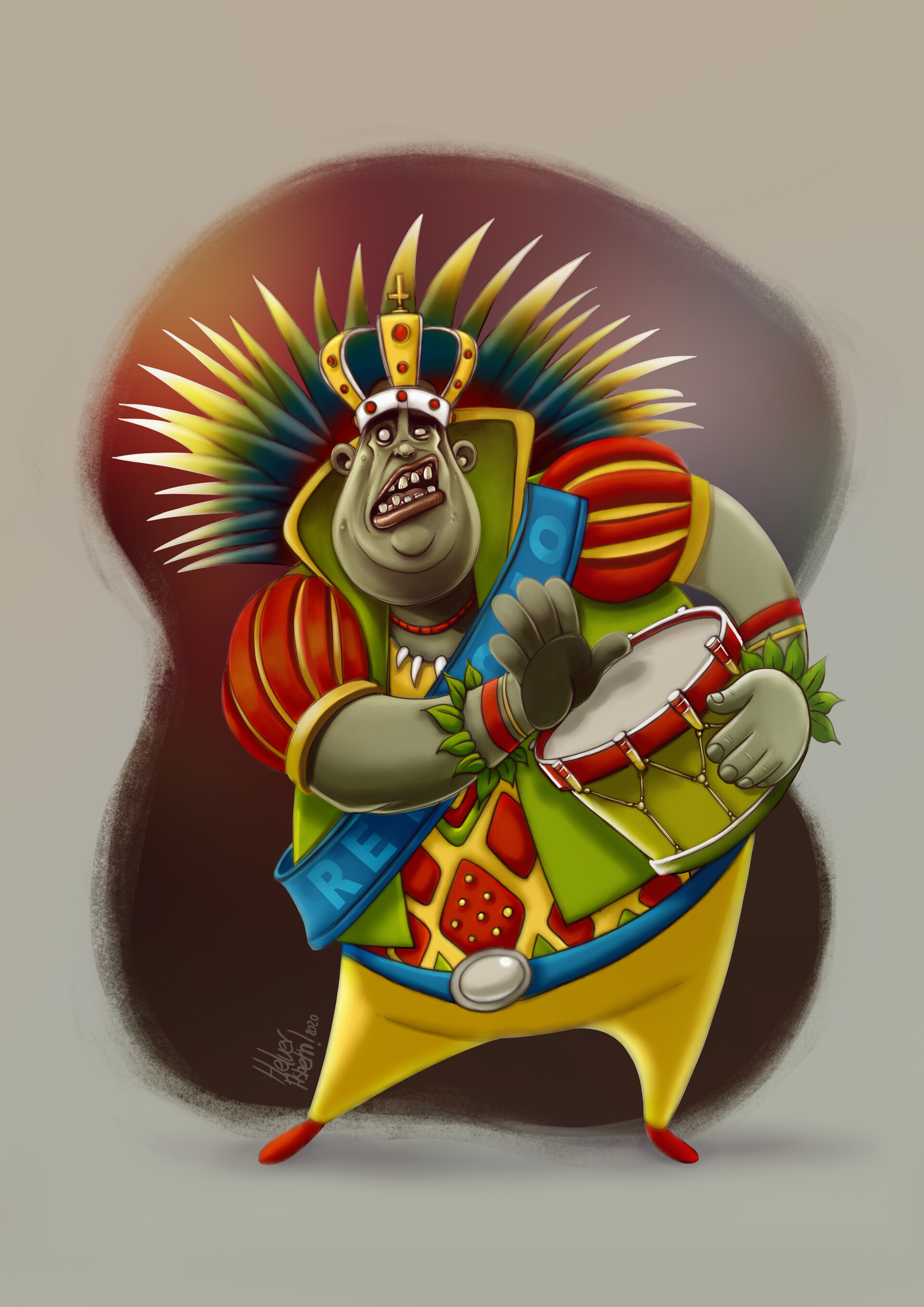 ArtStation - Rey Momo Carnaval de Rio