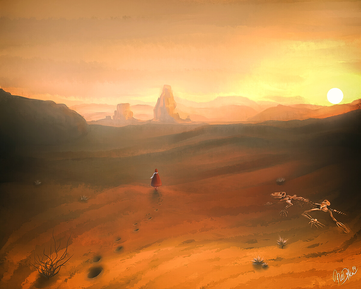 ArtStation - Hot Desert