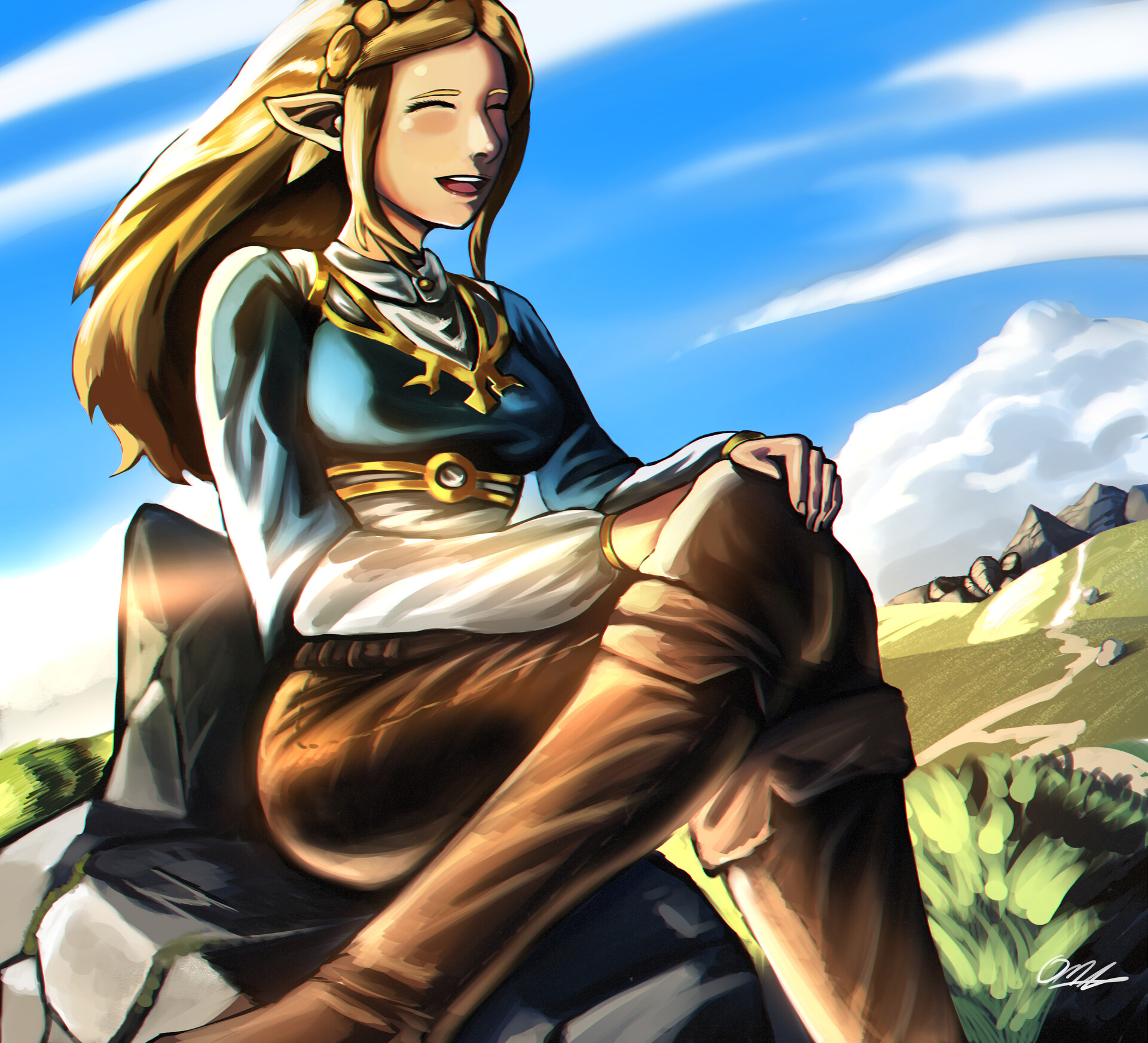 ArtStation - Princess Zelda BOTW