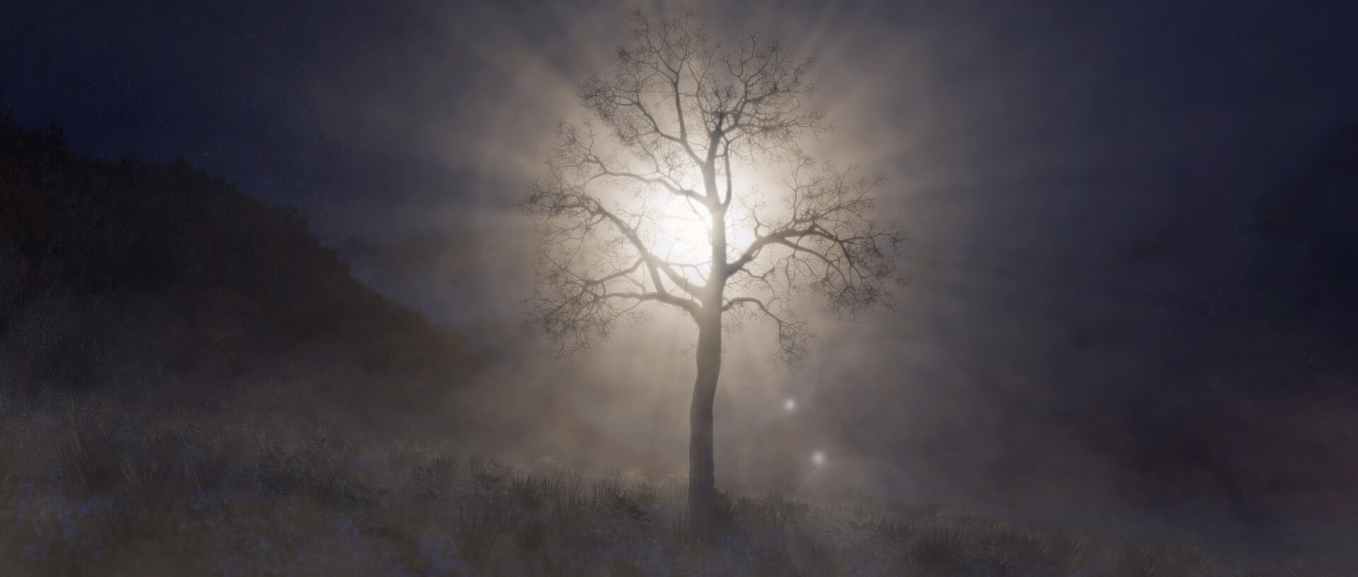 ArtStation - Beeple Everyday Art - Day 3 - Lonely Tree