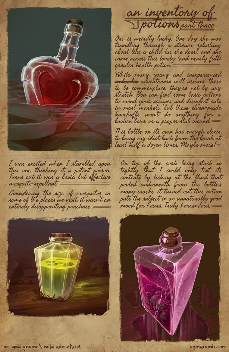 ArtStation - An Inventory of Potions