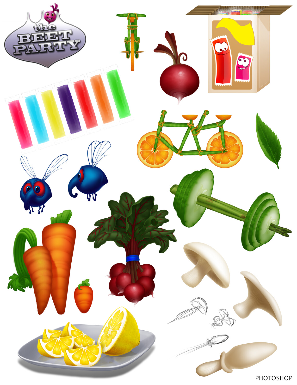 Anita W Tang - Beet Party - Prop Design