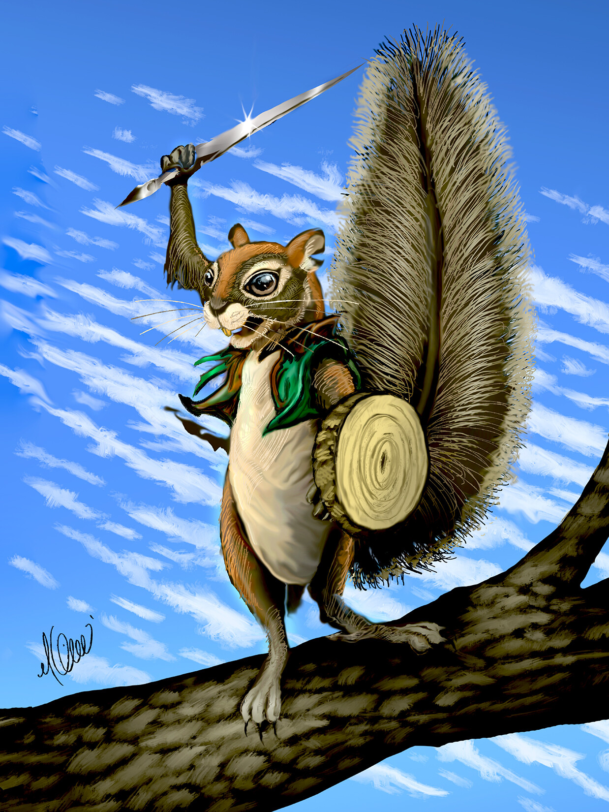 ArtStation - Bravado Squirrel