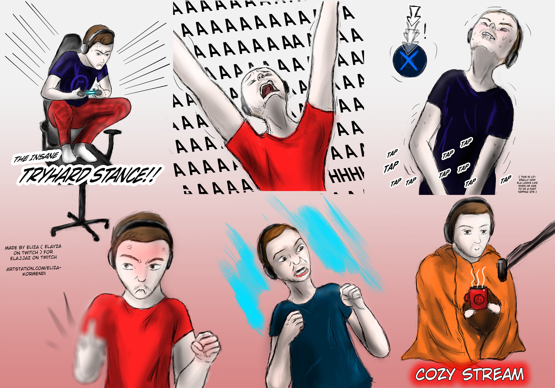 Eliza Körmendi - Speedsketches - Elajjaz fanart kind-of stuff