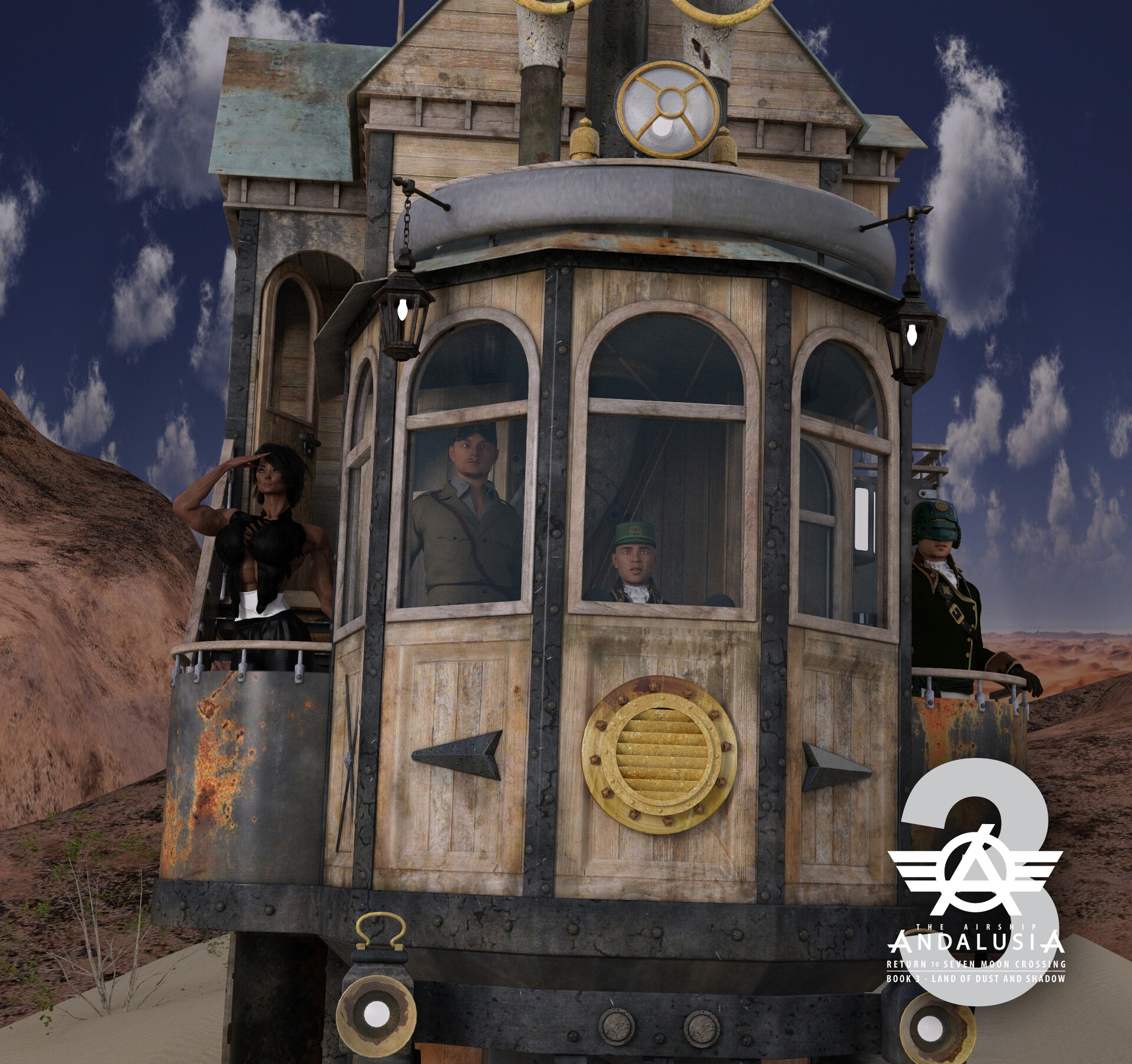 Polonius Neathergarden - The Airship Andalusia - Book 3 - Land of Dust ...