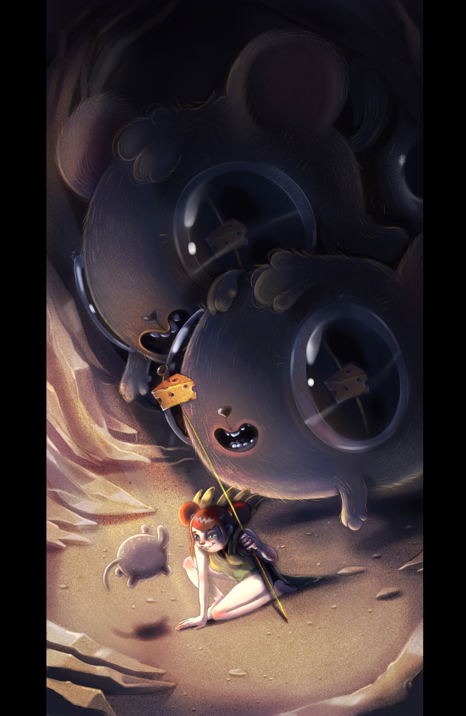 ArtStation - Cheese queen