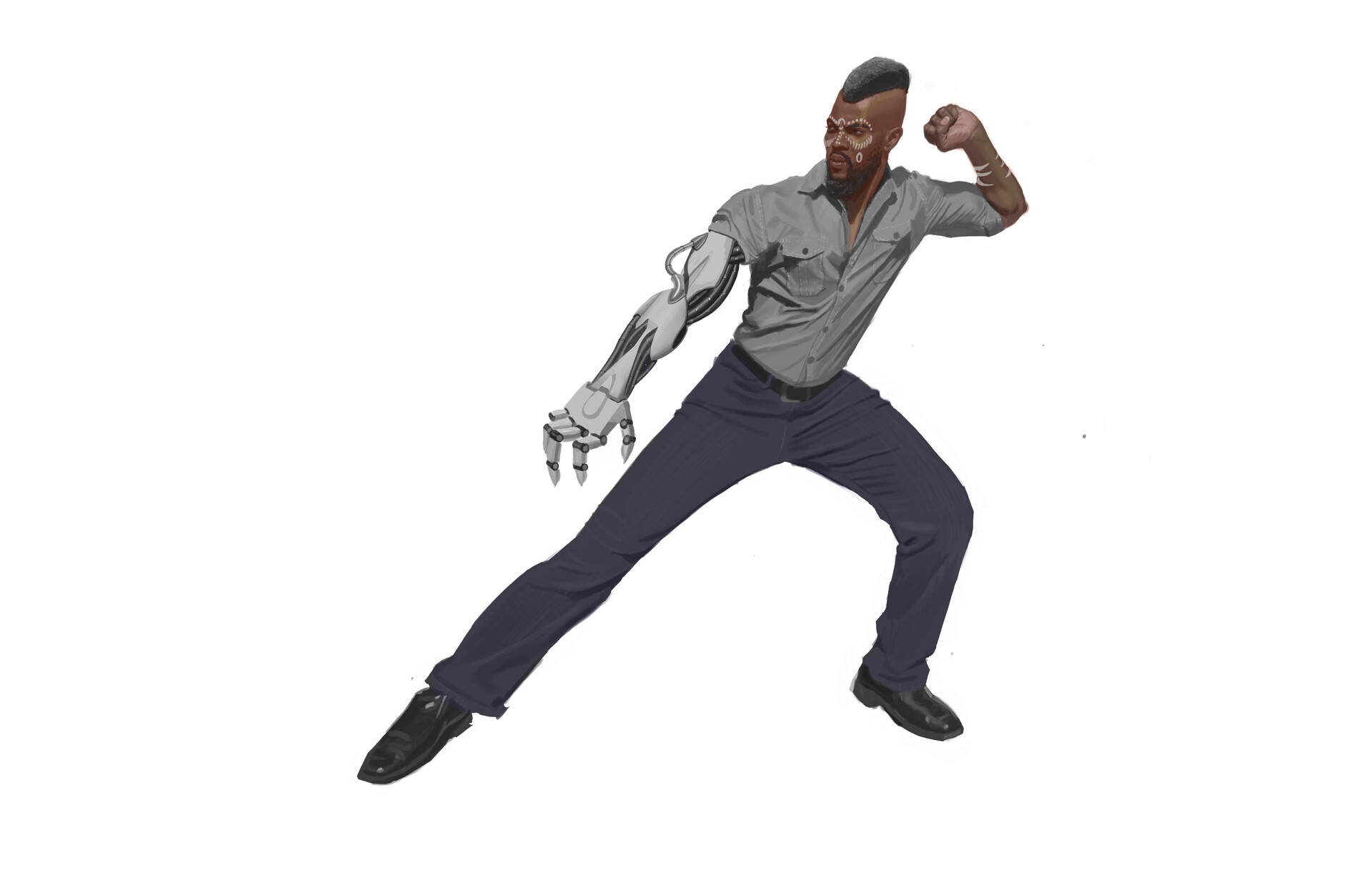 ArtStation - Sleeper Agent with robotic arm