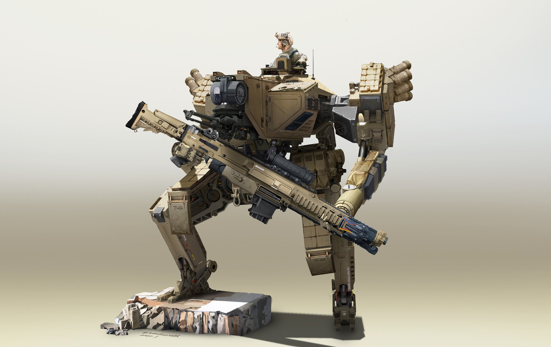 ArtStation - War mech