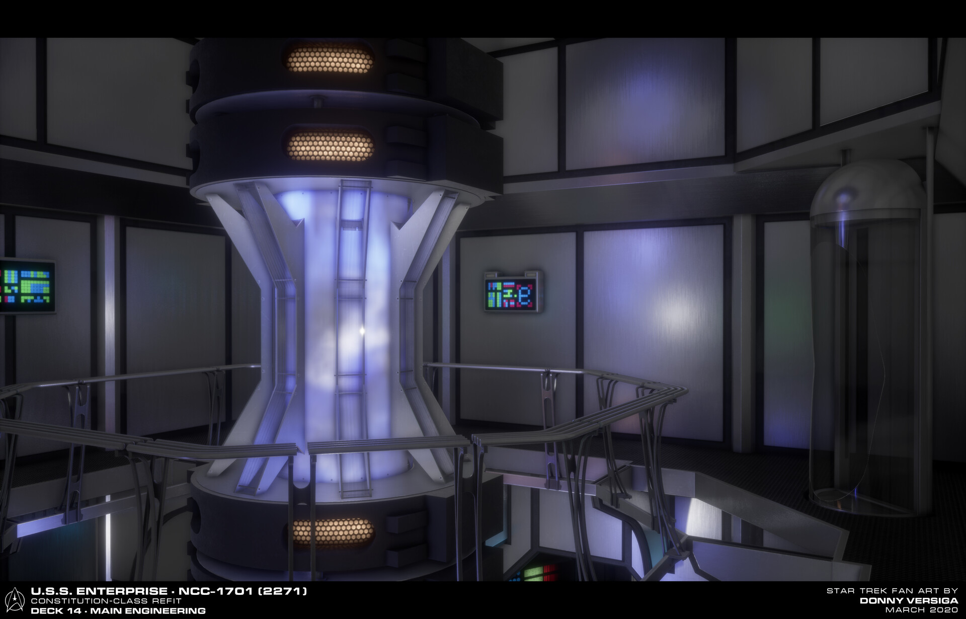 Donny Versiga - U.S.S. Enterprise Main Engineering - The Motion Picture