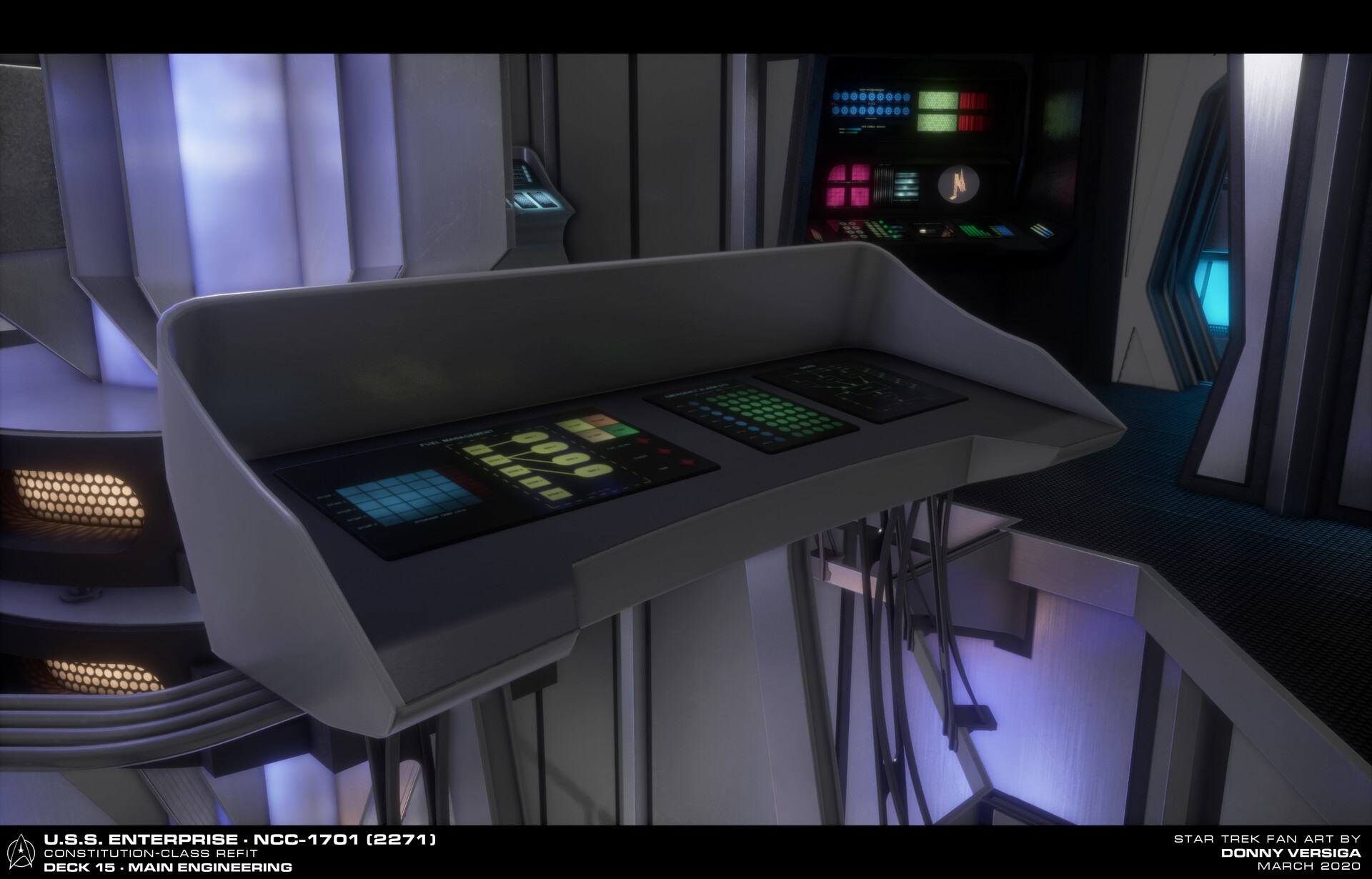 Donny Versiga - U.S.S. Enterprise Main Engineering - The Motion Picture