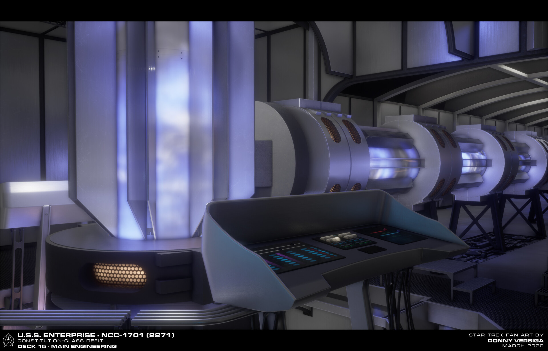 Donny Versiga - U.S.S. Enterprise Main Engineering - The Motion Picture