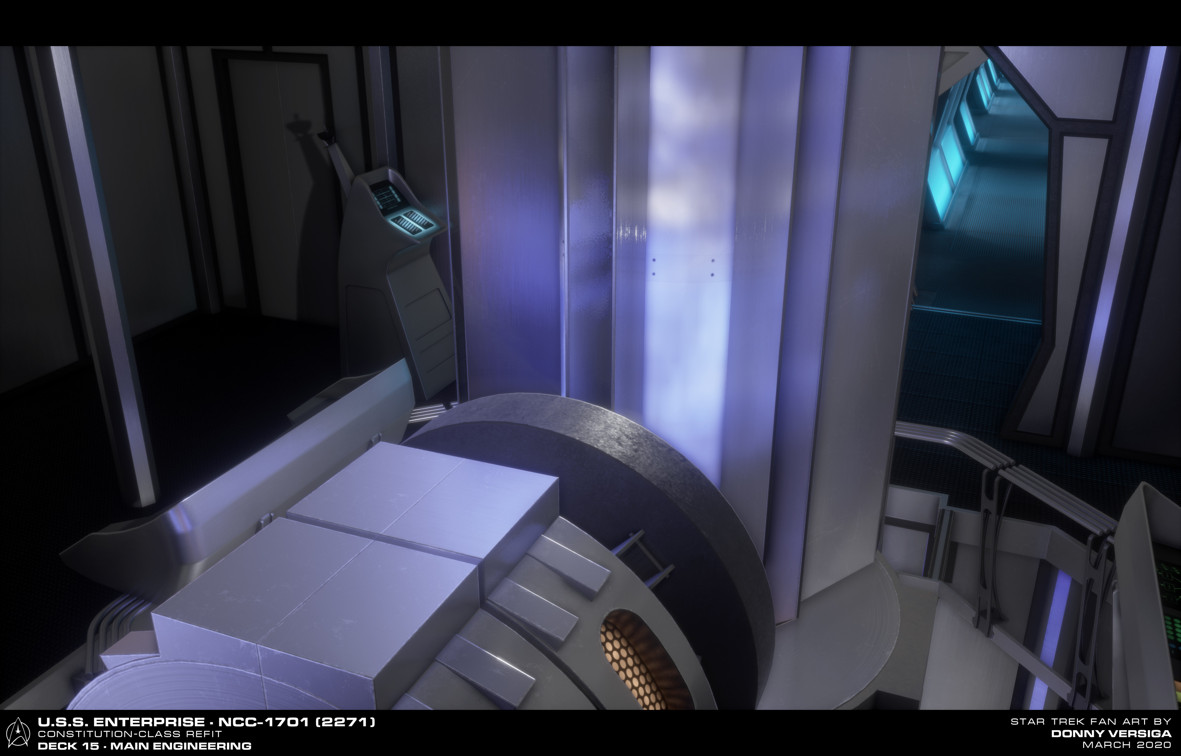 Donny Versiga - U.S.S. Enterprise Main Engineering - The Motion Picture