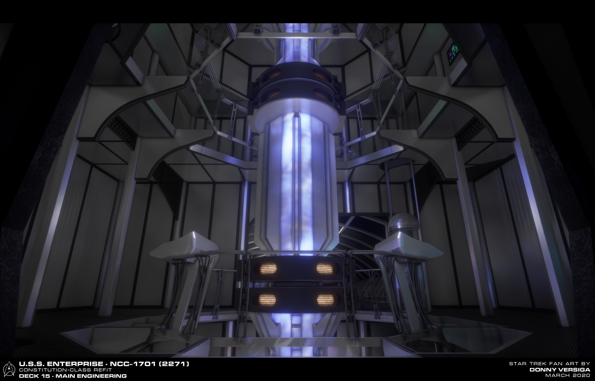 Donny Versiga - U.S.S. Enterprise Main Engineering - The Motion Picture