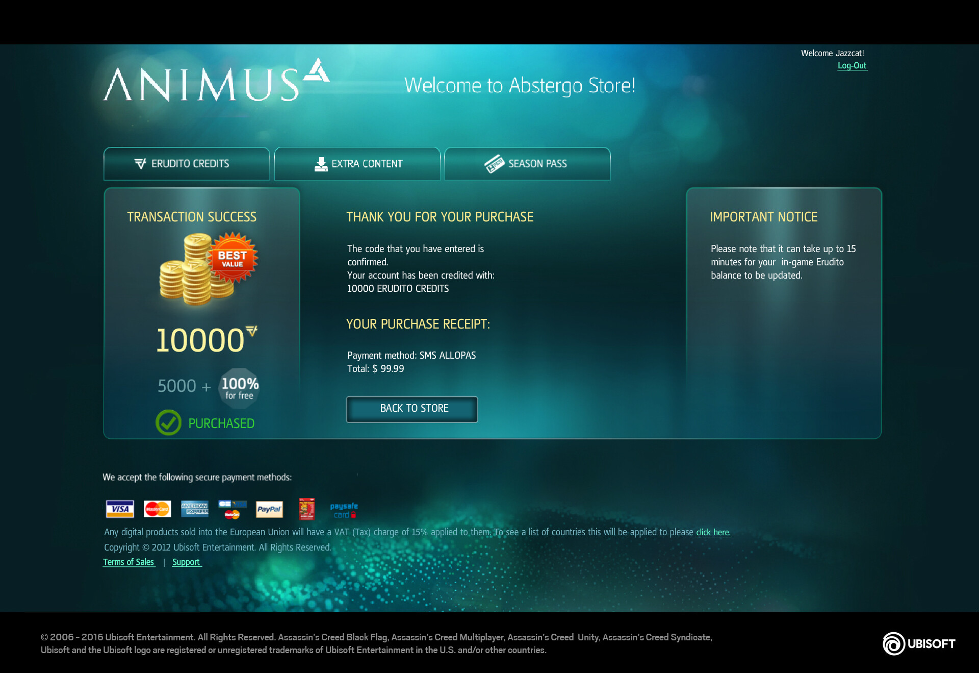 Andrii Shafetov - Portfolio - Assassin's Creed Black Flag - PC UI Design