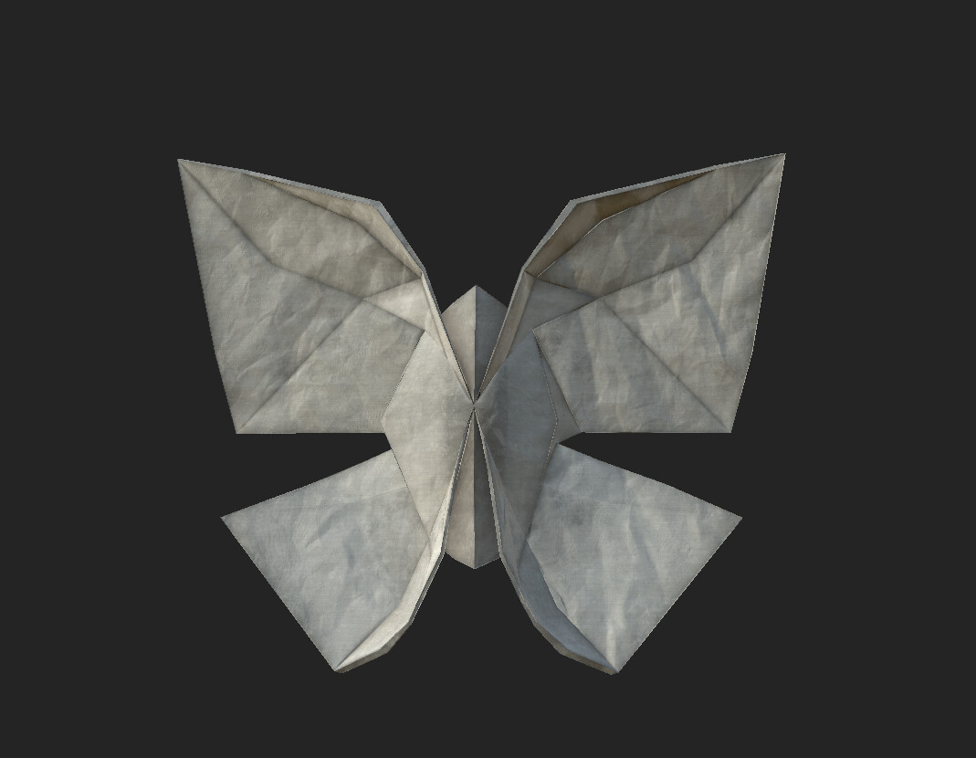 ArtStation - Butterfly Origami