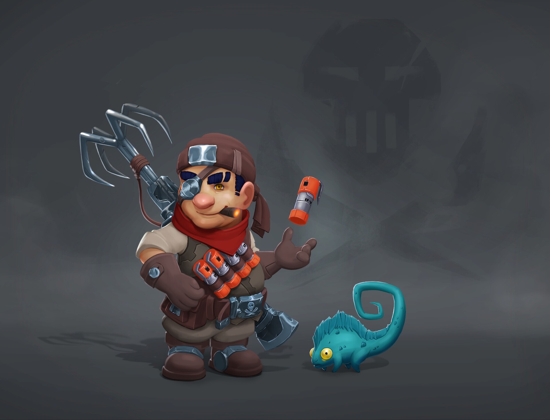 ArtStation - Sci-fi Pirate - Demoman