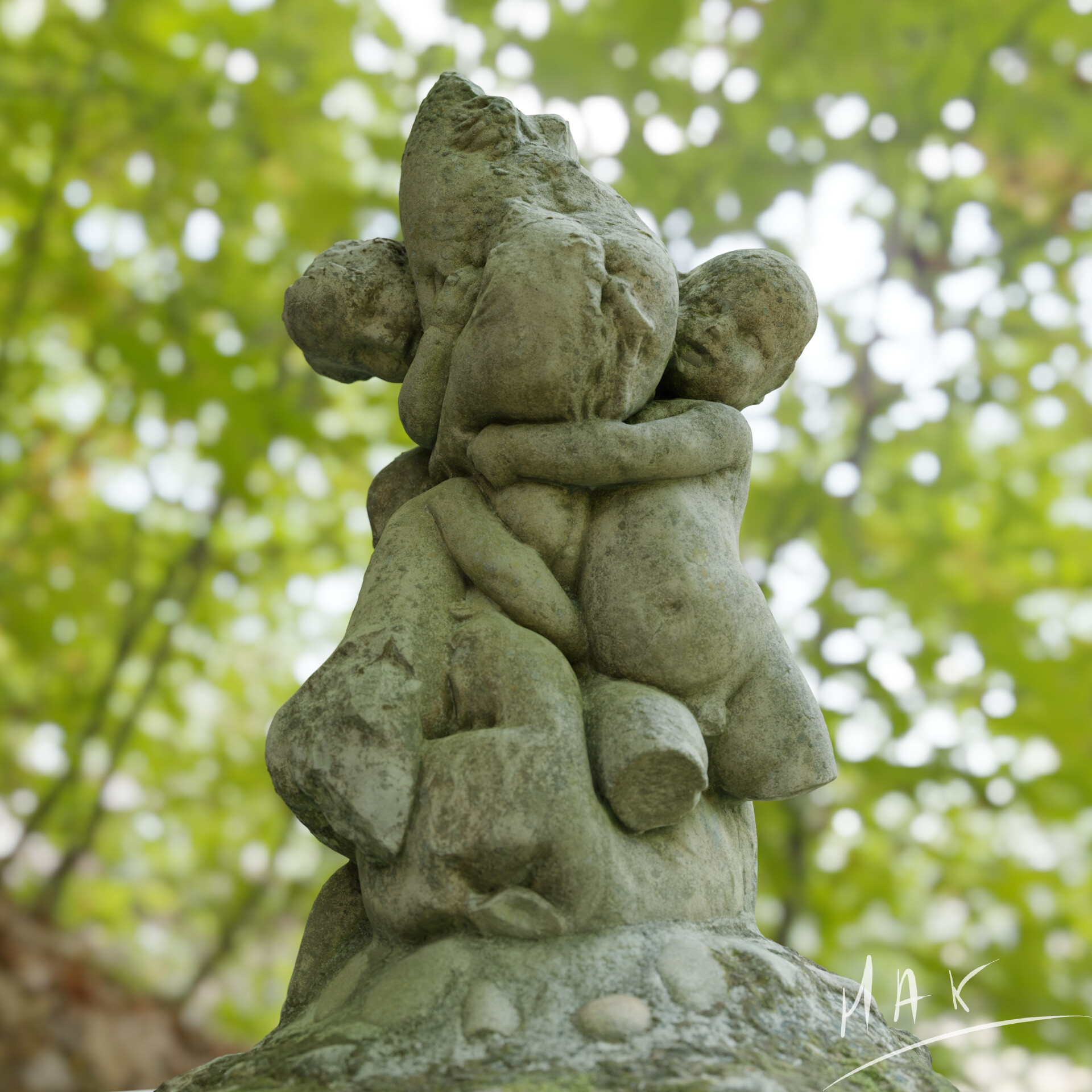 MAKRAM DAOU - Broken Statue