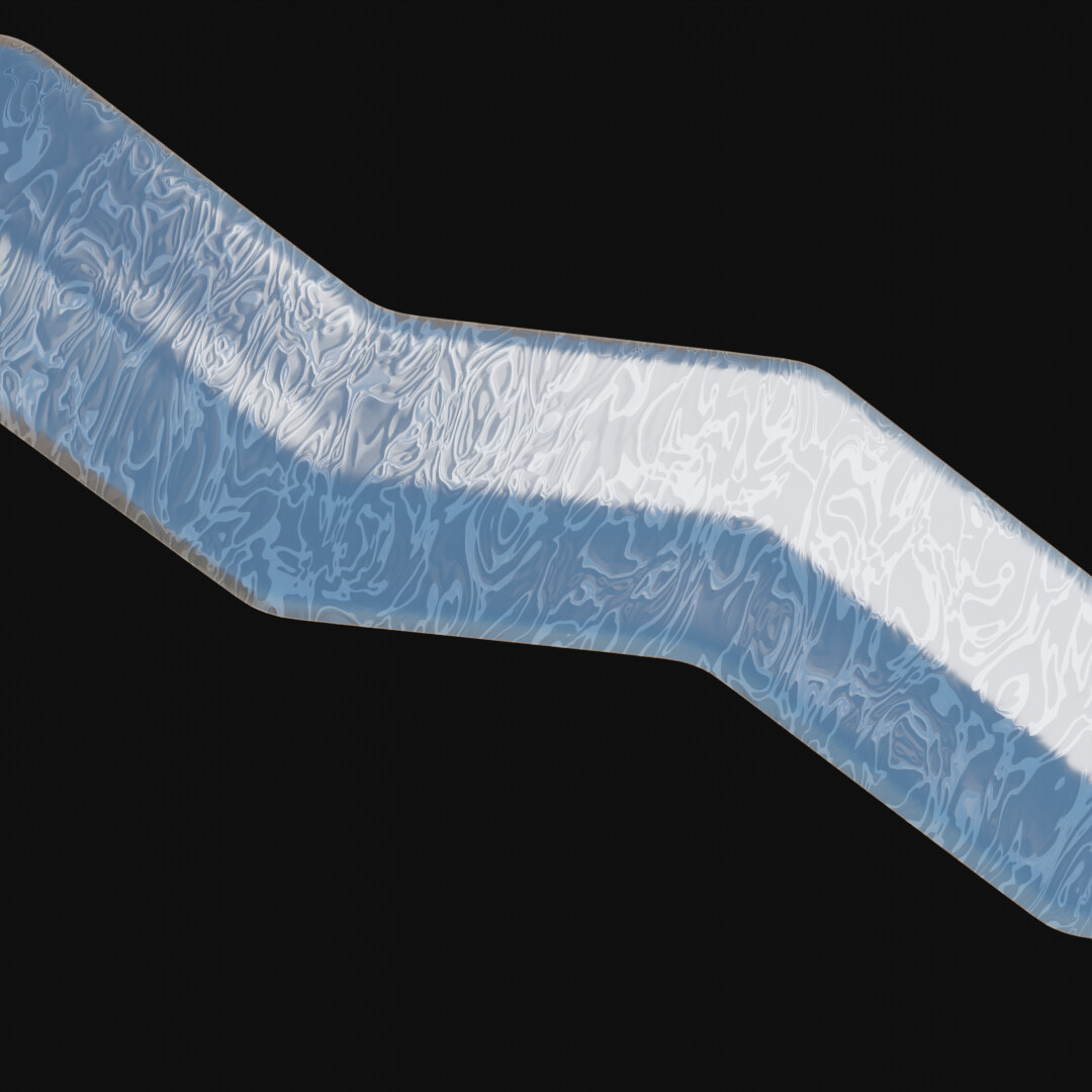 Sávio Farias - Damascus Steel Flamberge/Flambard/Flame-Blade Sword