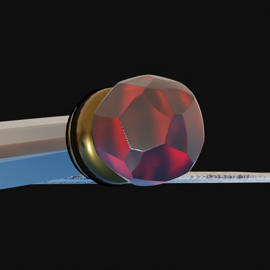 Sávio Farias - Damascus Steel Flamberge/Flambard/Flame-Blade Sword