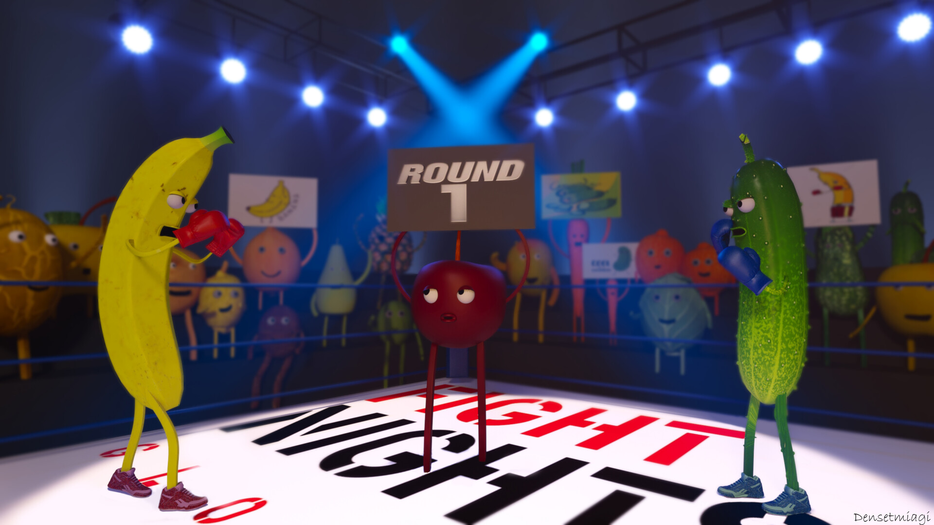 ArtStation - Fighting night