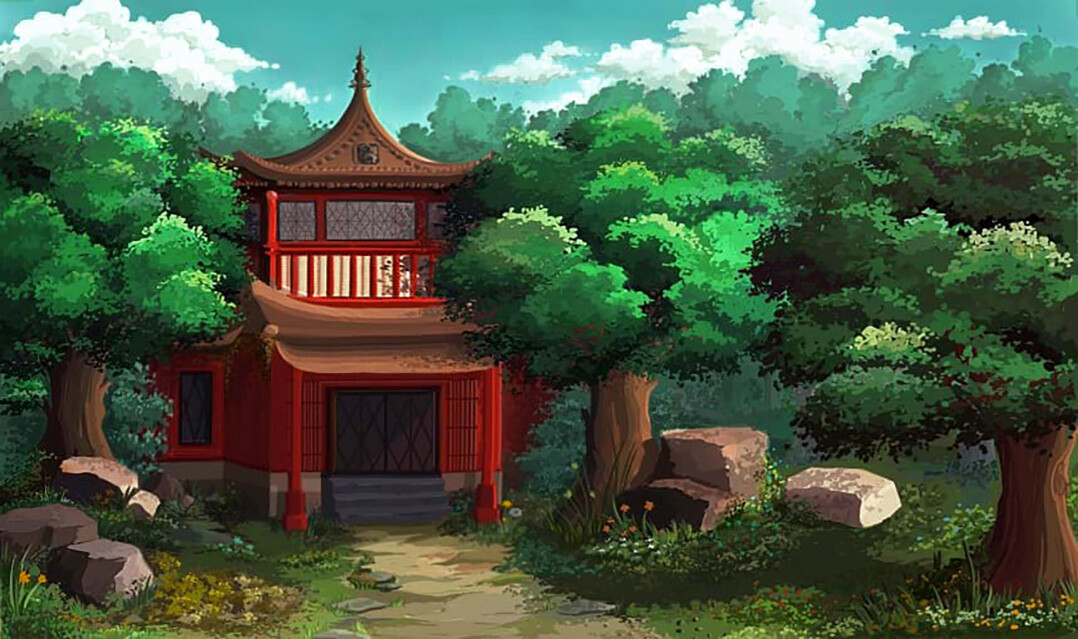 ArtStation - Chinese house