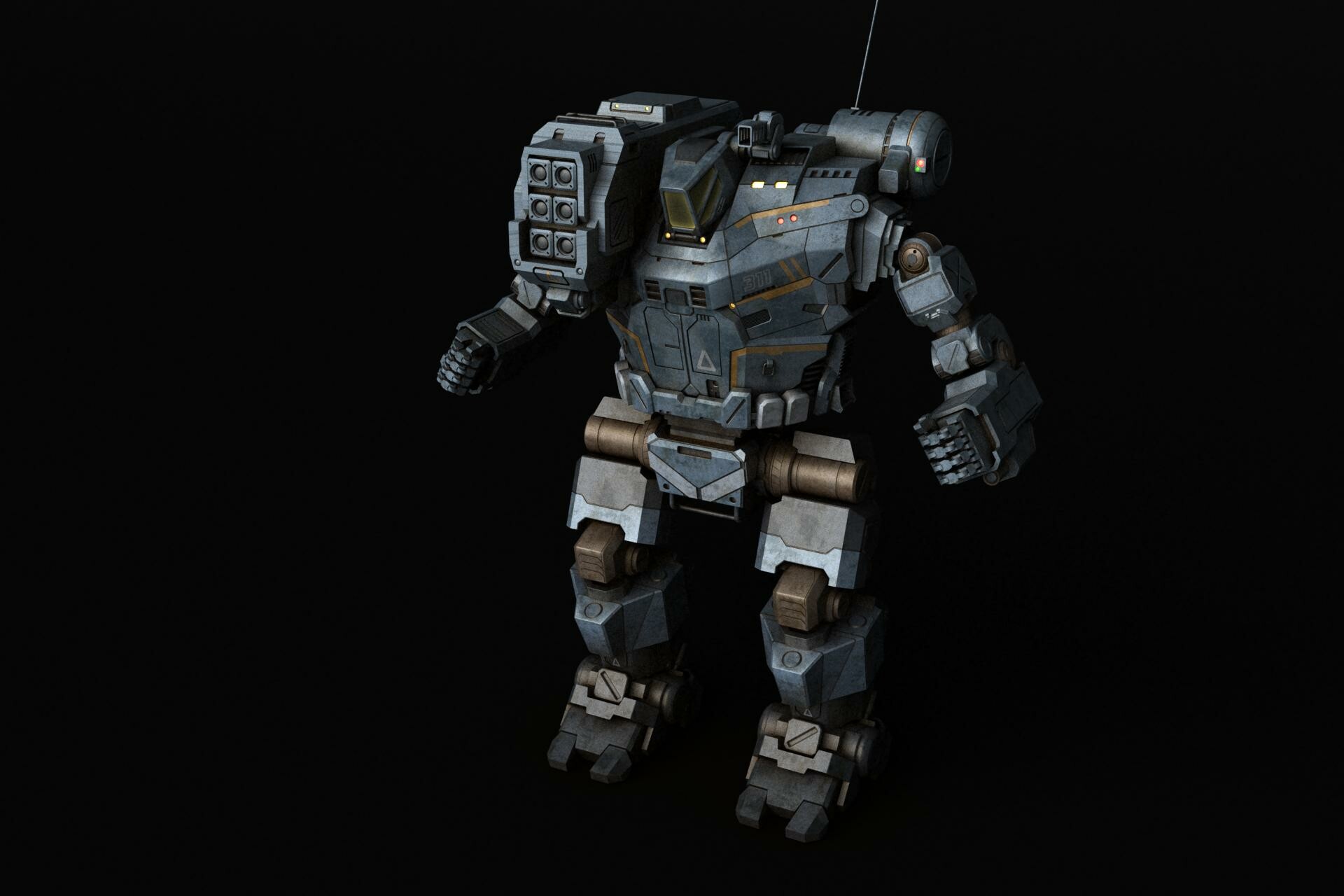 Alexander Ivanov - BATTLETECH Hunchback 3D Print