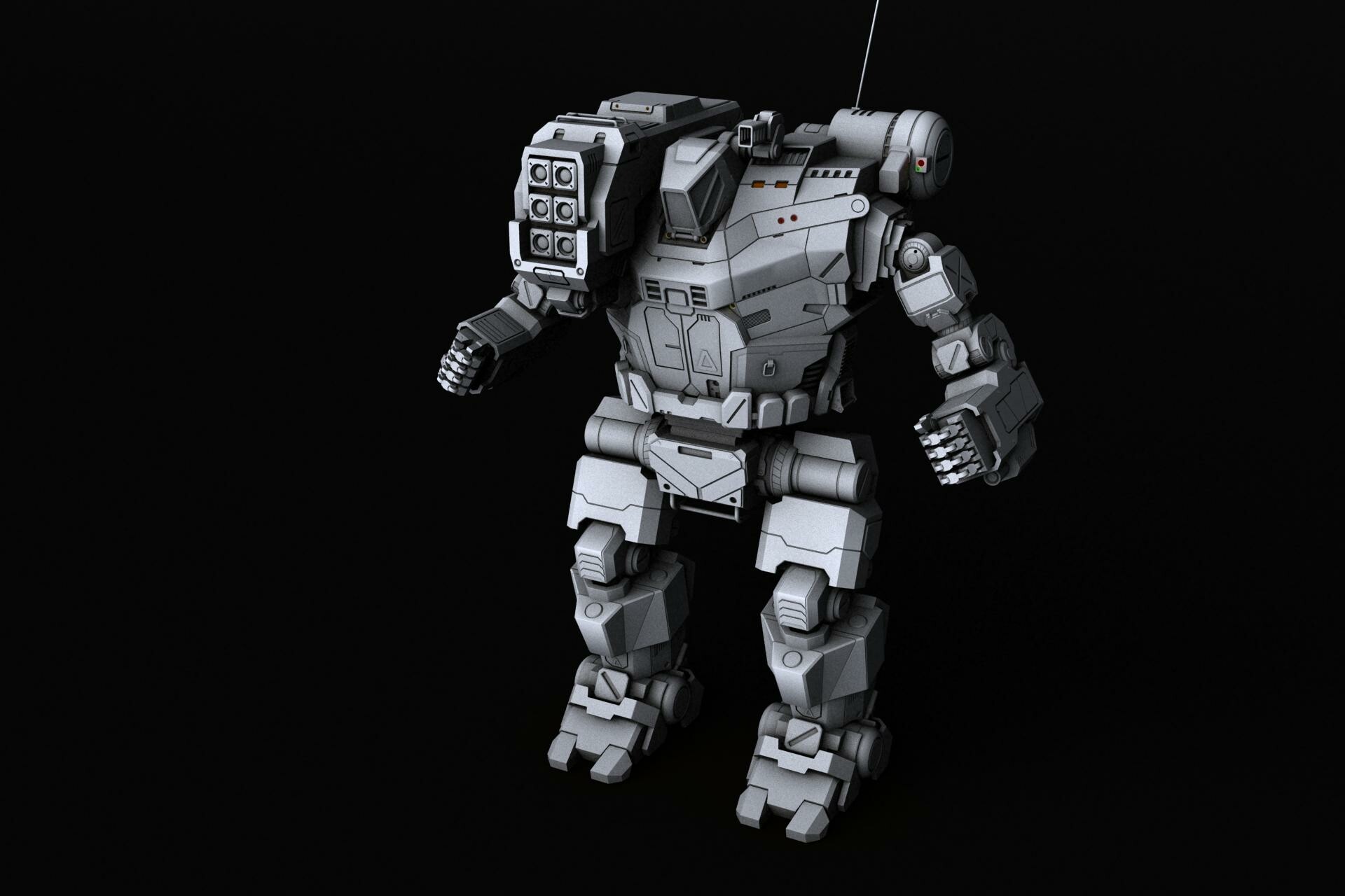 Alexander Ivanov - BATTLETECH Hunchback 3D Print