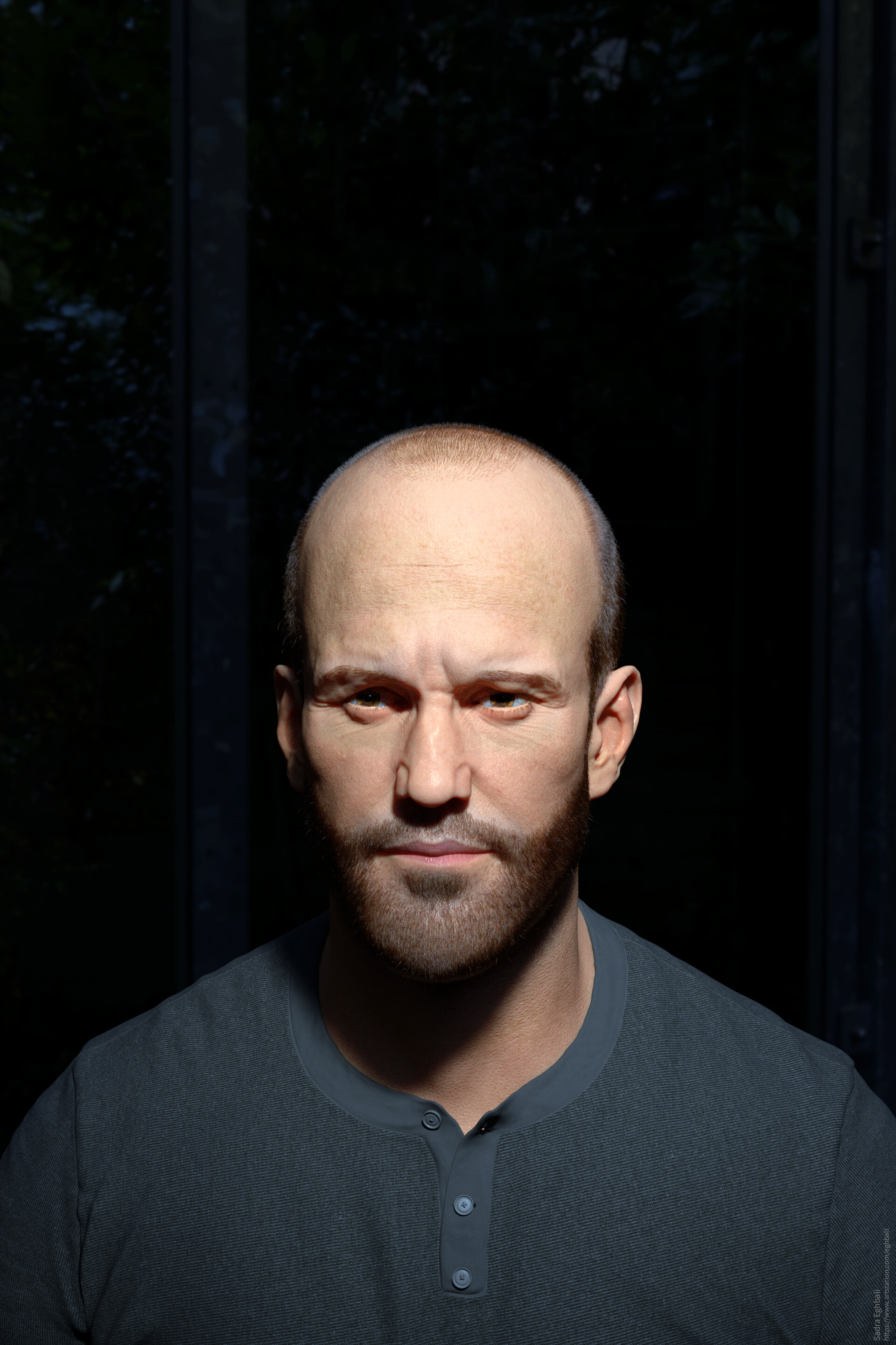 ArtStation - Jason Statham likeness study