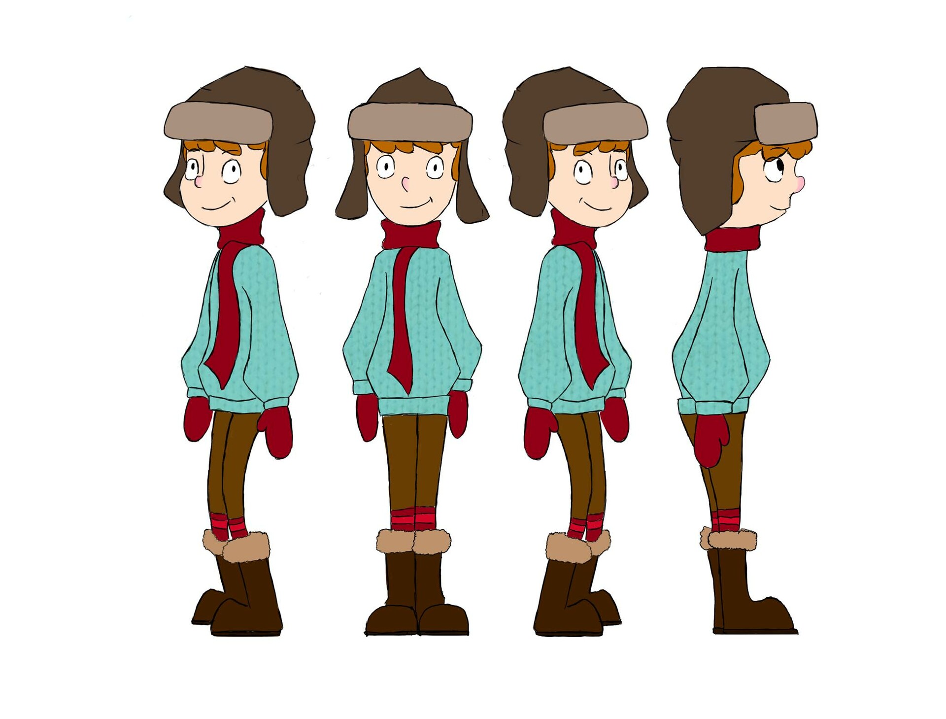 ArtStation - The Boy (Tree farm project)