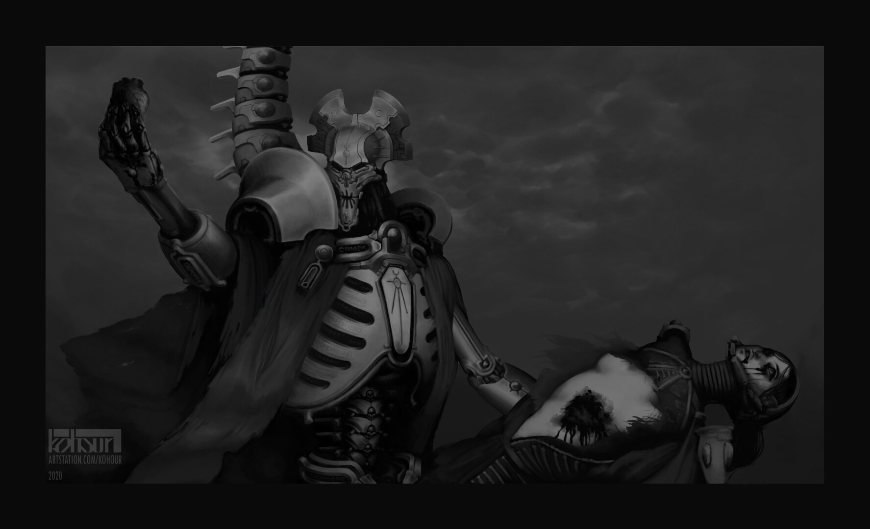 ArtStation - WARHAMMER 40k Necron lord