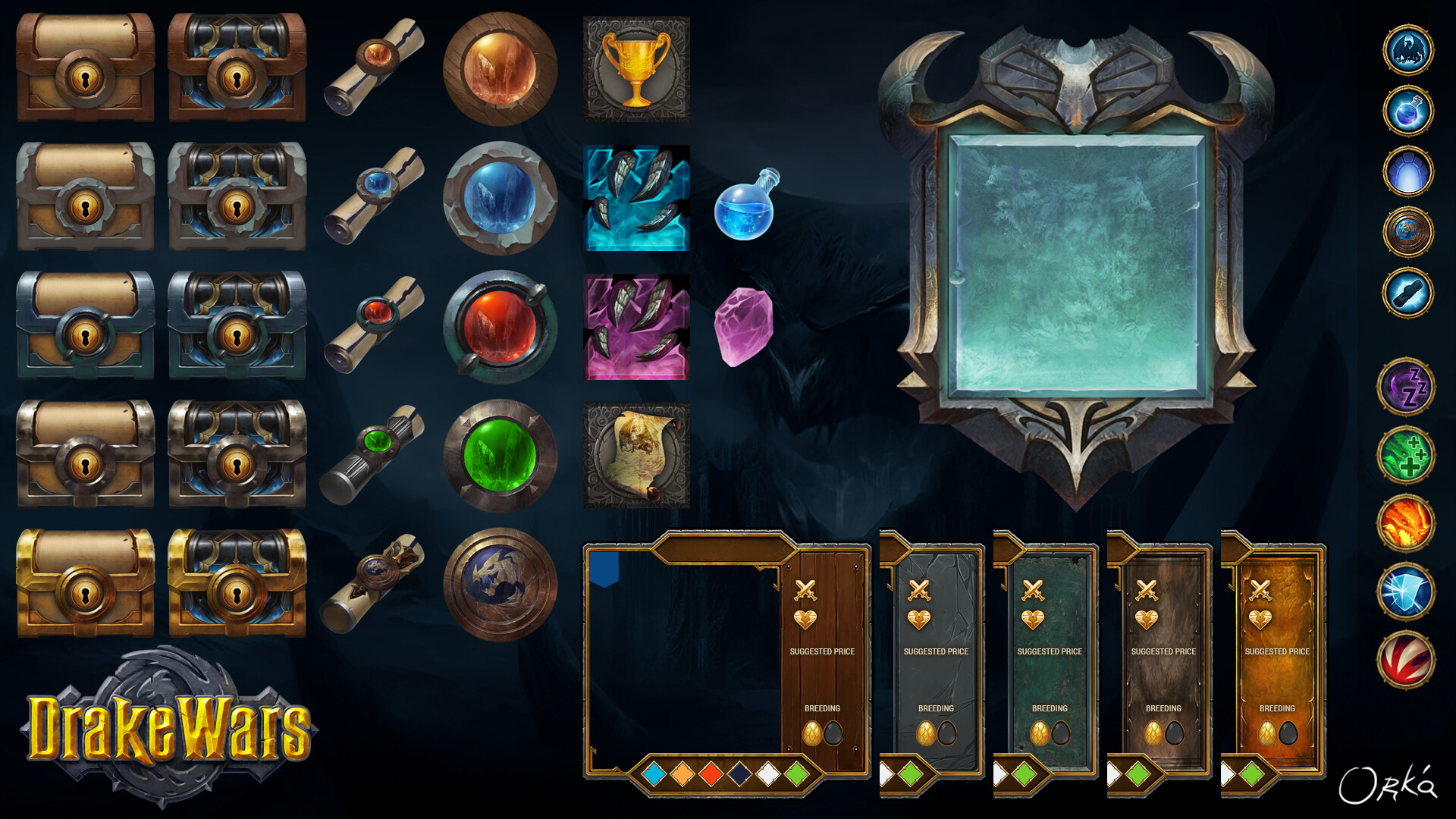 ArtStation - Drake Wars - UI