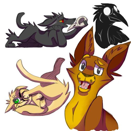 ArtStation - Cartoons Cats