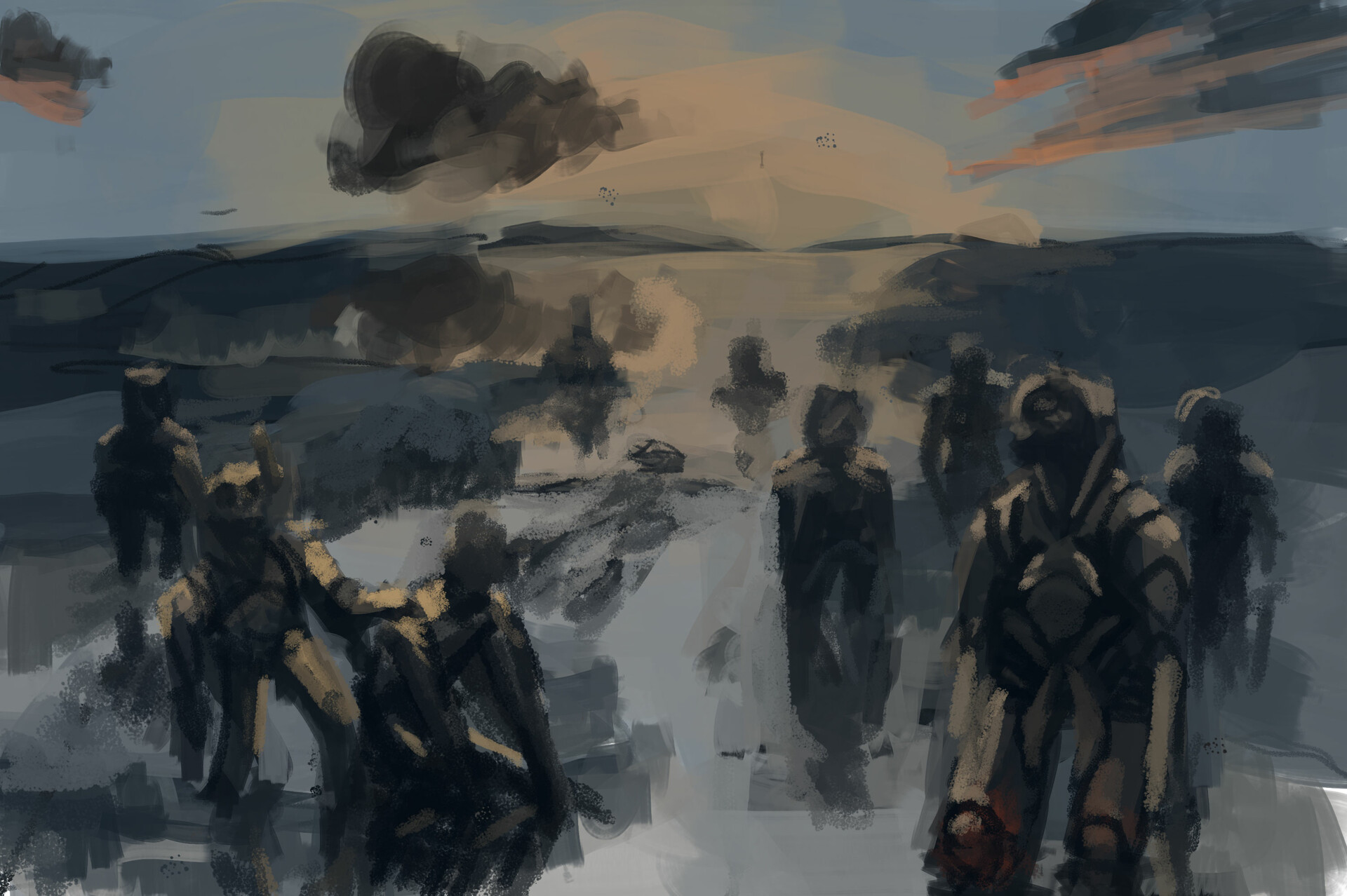 ArtStation - HELDEEP147: Marsh of Robots