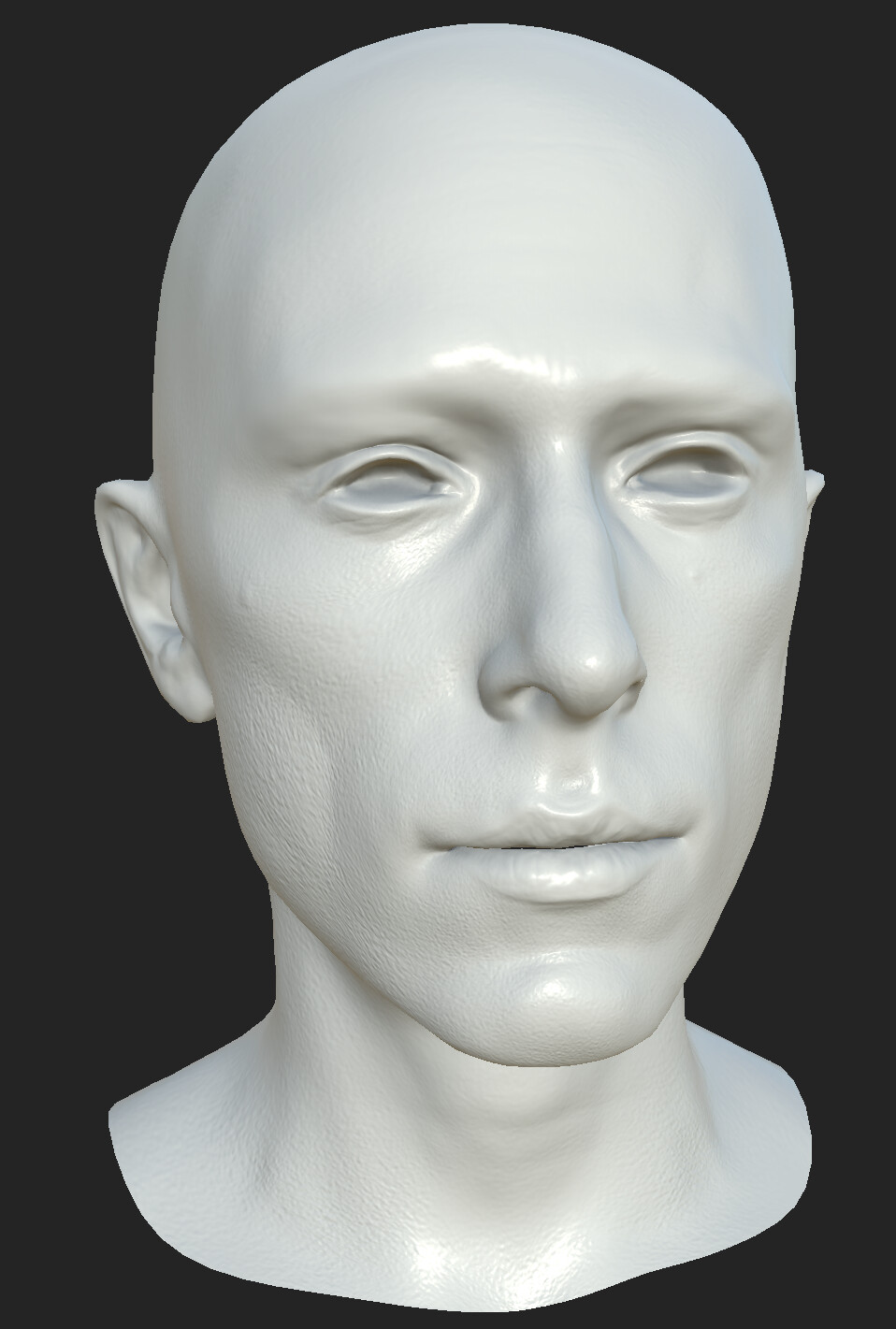 Alex Compton - Realistic Bust Study (Real-time)