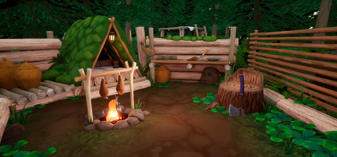 ArtStation - Forest Camp