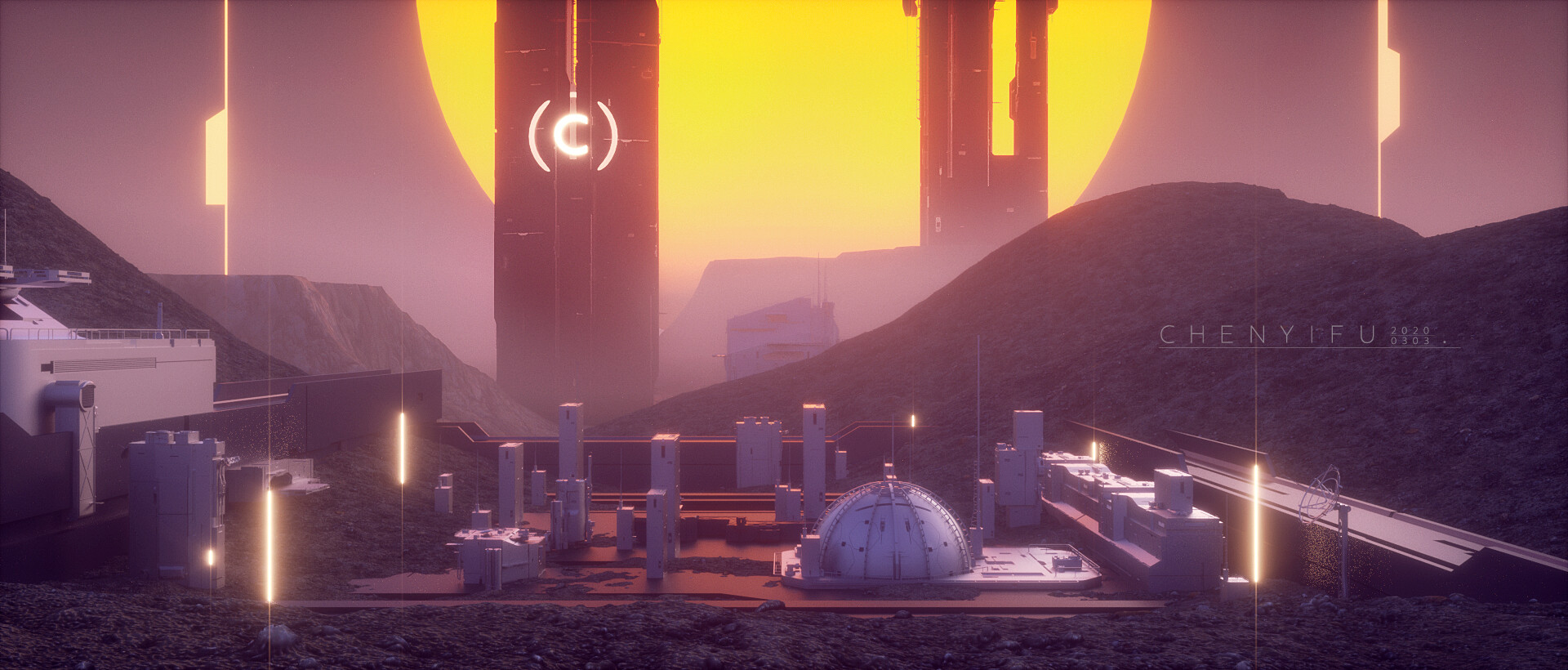 ArtStation - Scene practice 3-3