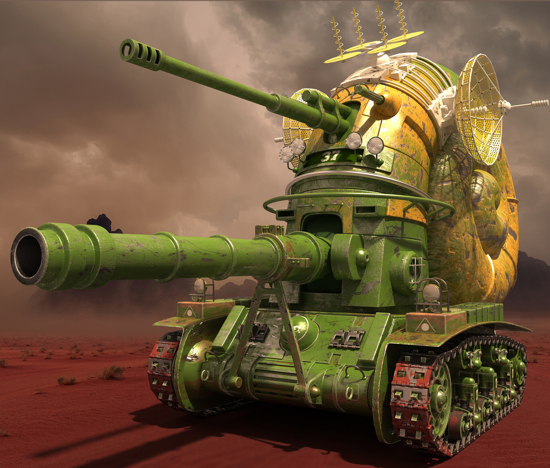 ArtStation - Tank - snail
