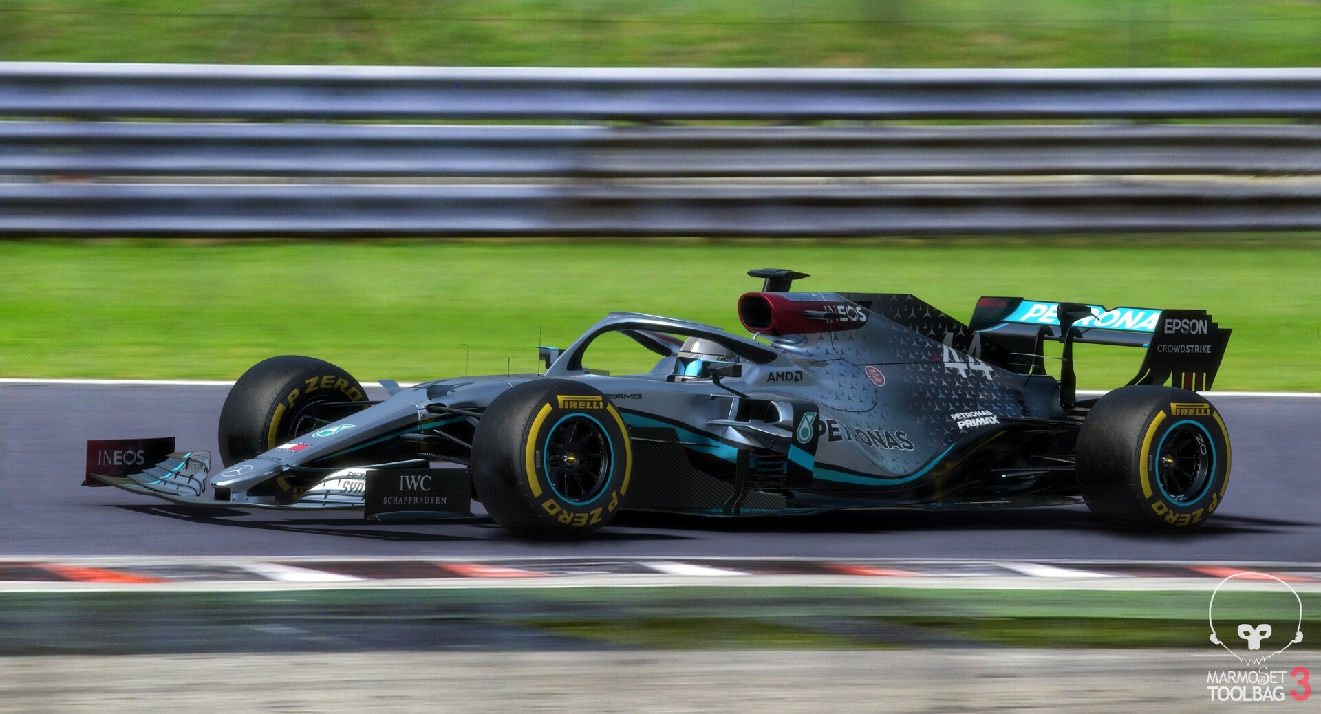 OpticalDreamSoft - Mercedes F1 W11 Formula 1 Season 2020 3D model