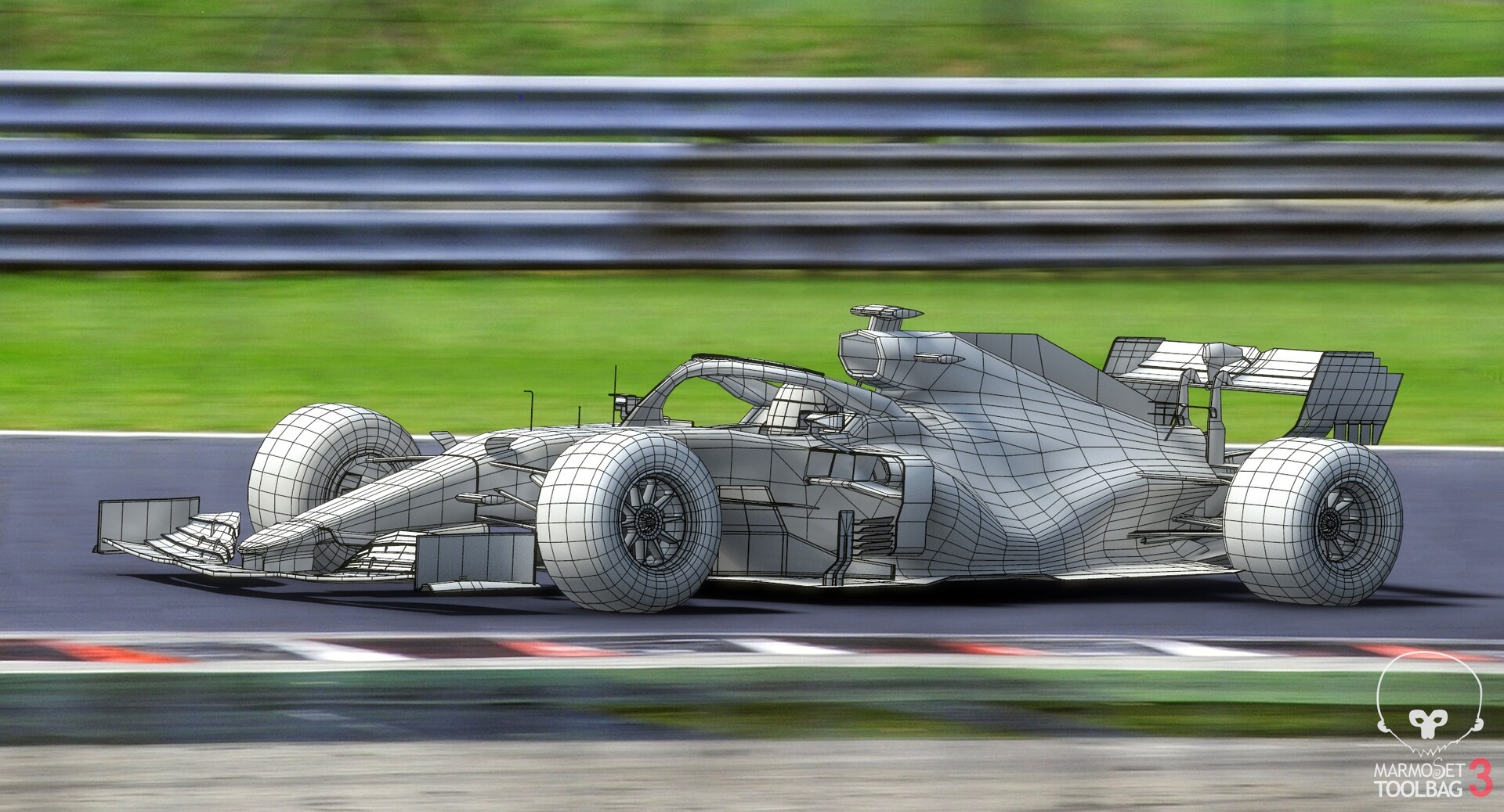 OpticalDreamSoft - Mercedes F1 W11 Formula 1 Season 2020 3D model